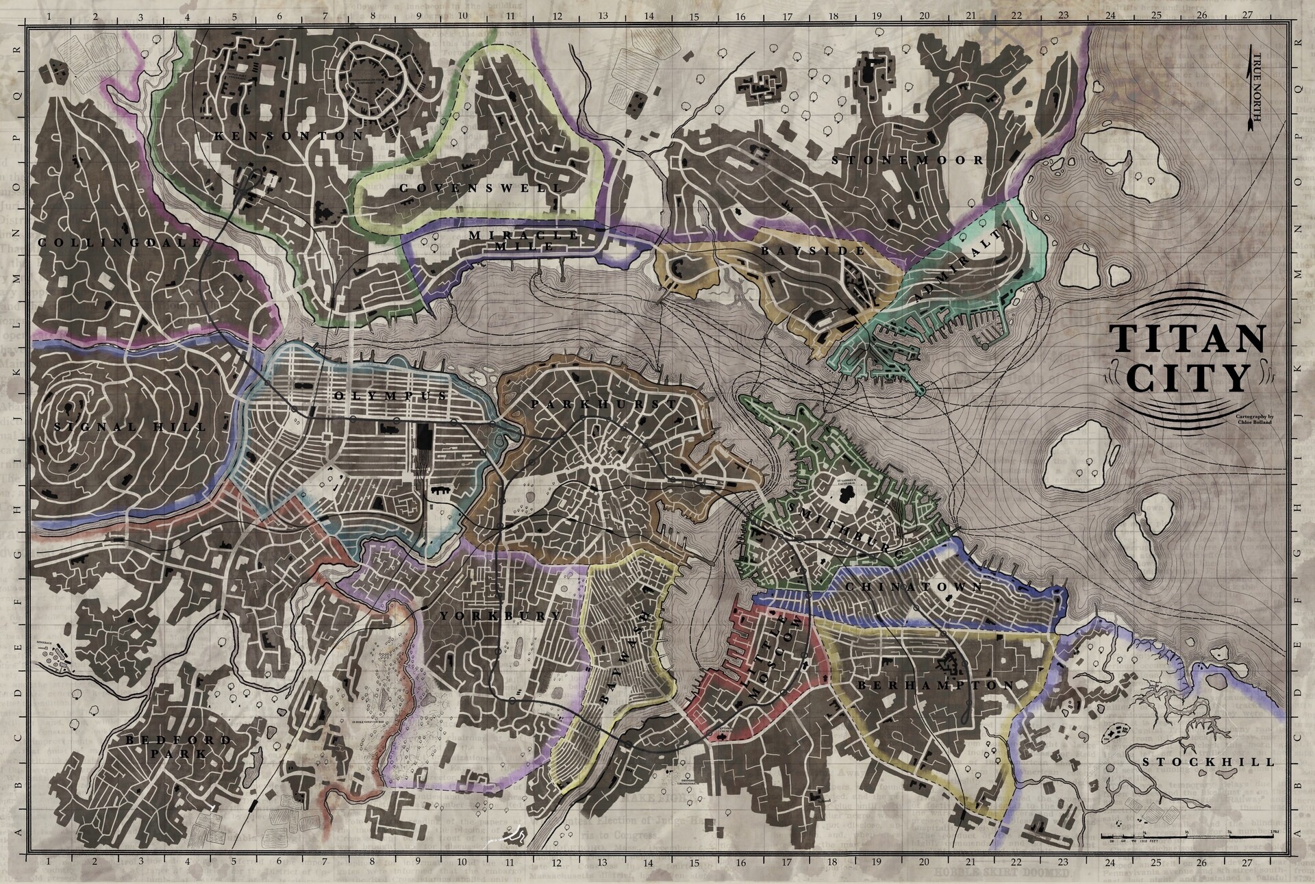 ArtStation - City map