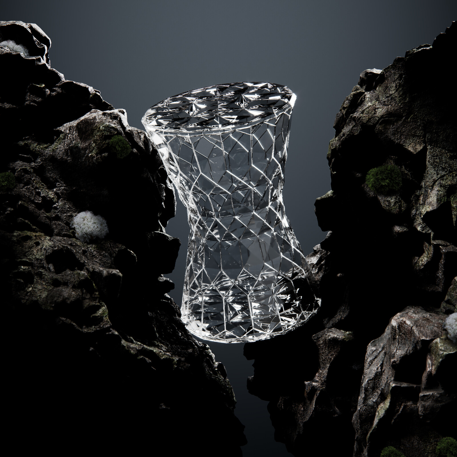 Artem Shevchenko - Stone stool with diamond by Marcel Wanders