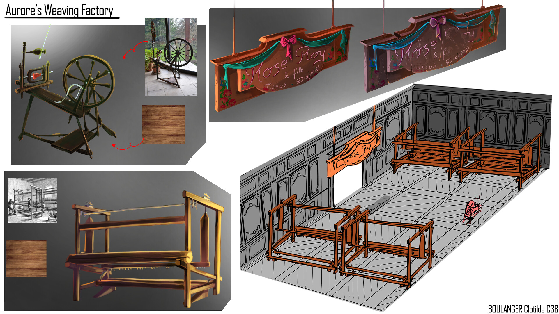 Clotilde Boulanger - SLEEPING BEAUTY - 2D Preproduction