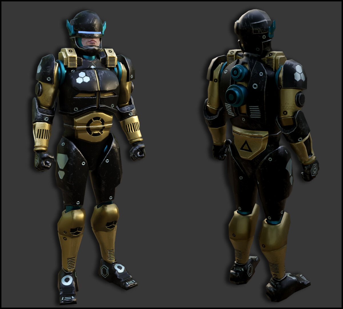 ArtStation - AutoCop Character Concept