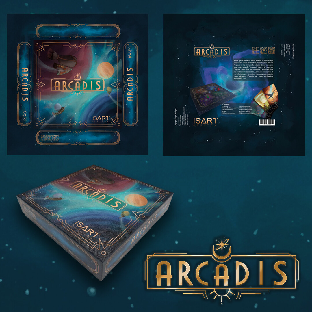 ArtStation - [SCHOOL PROJECT] Board Game - ARCADIS