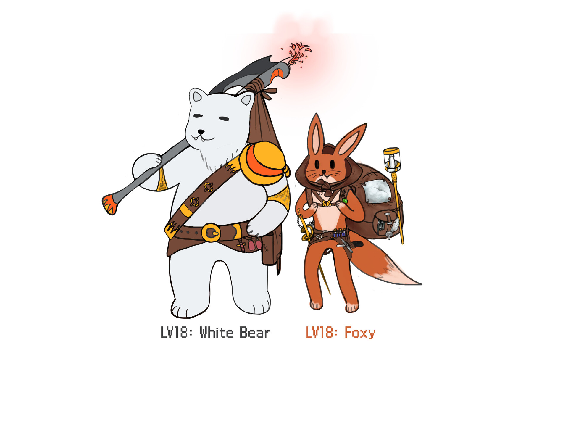 ArtStation - Main Character Design of Little Bunny KIN