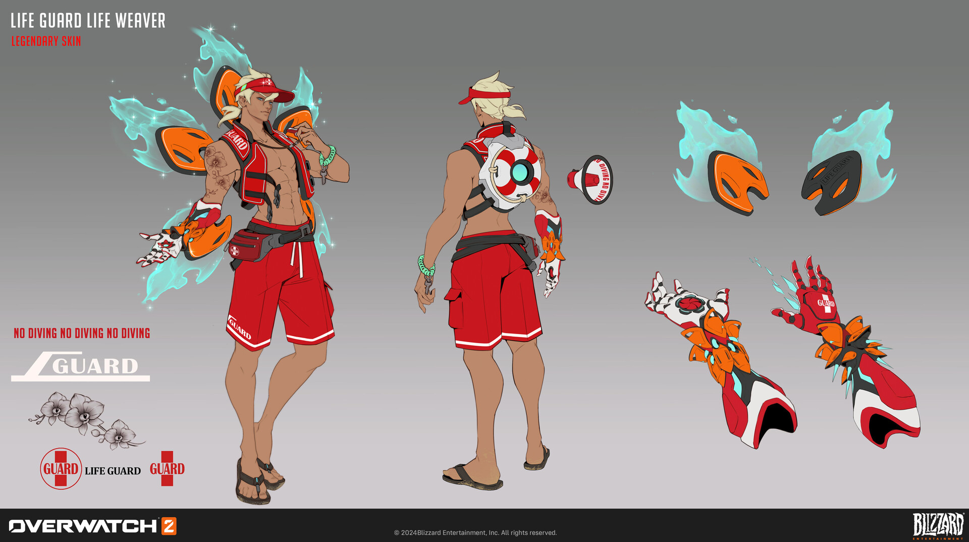 Tina Wei - Overwatch2 : Lifeguard Lifeweaver Concept
