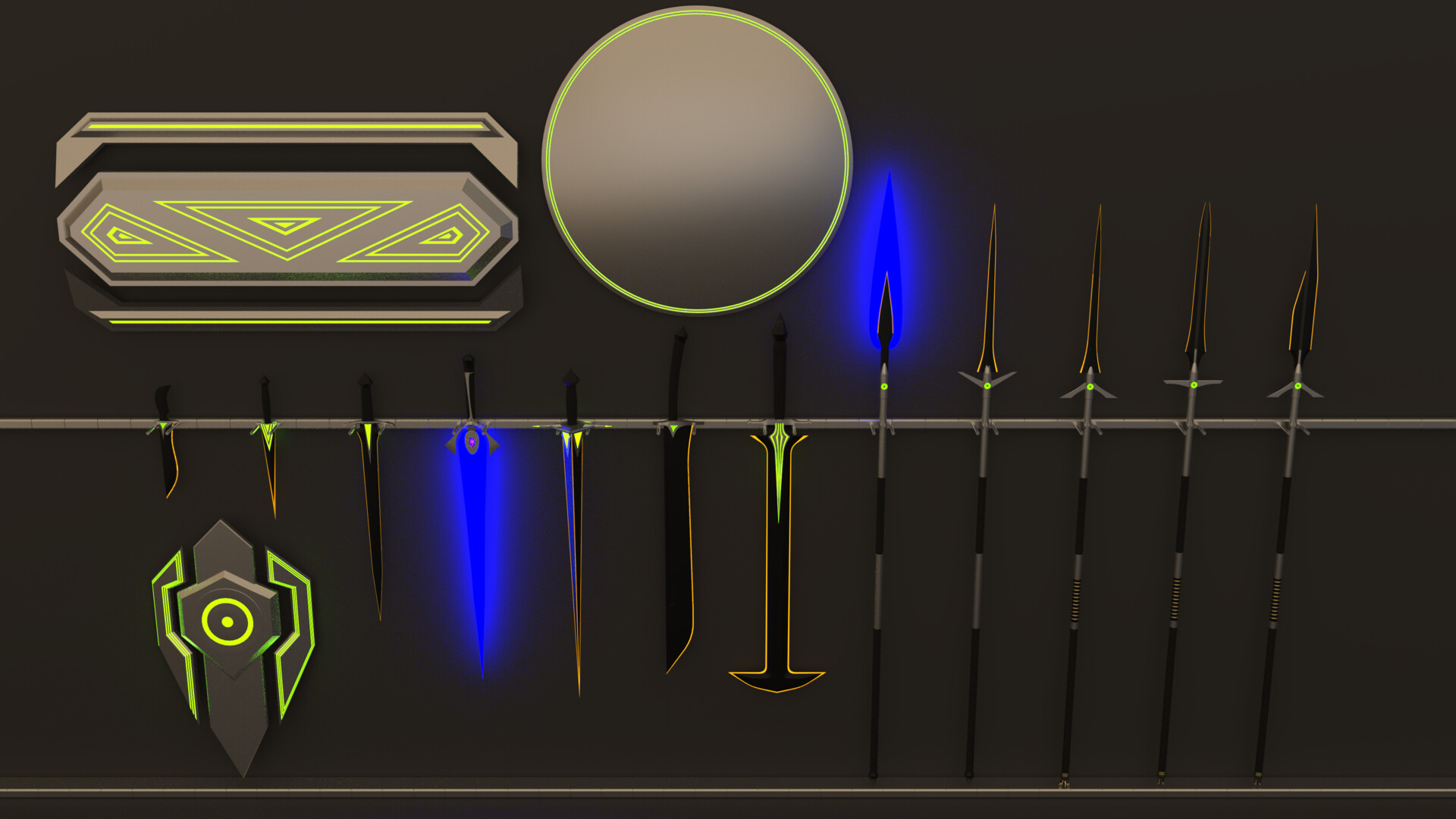 ArtStation - Sci Fi Melee Weapons