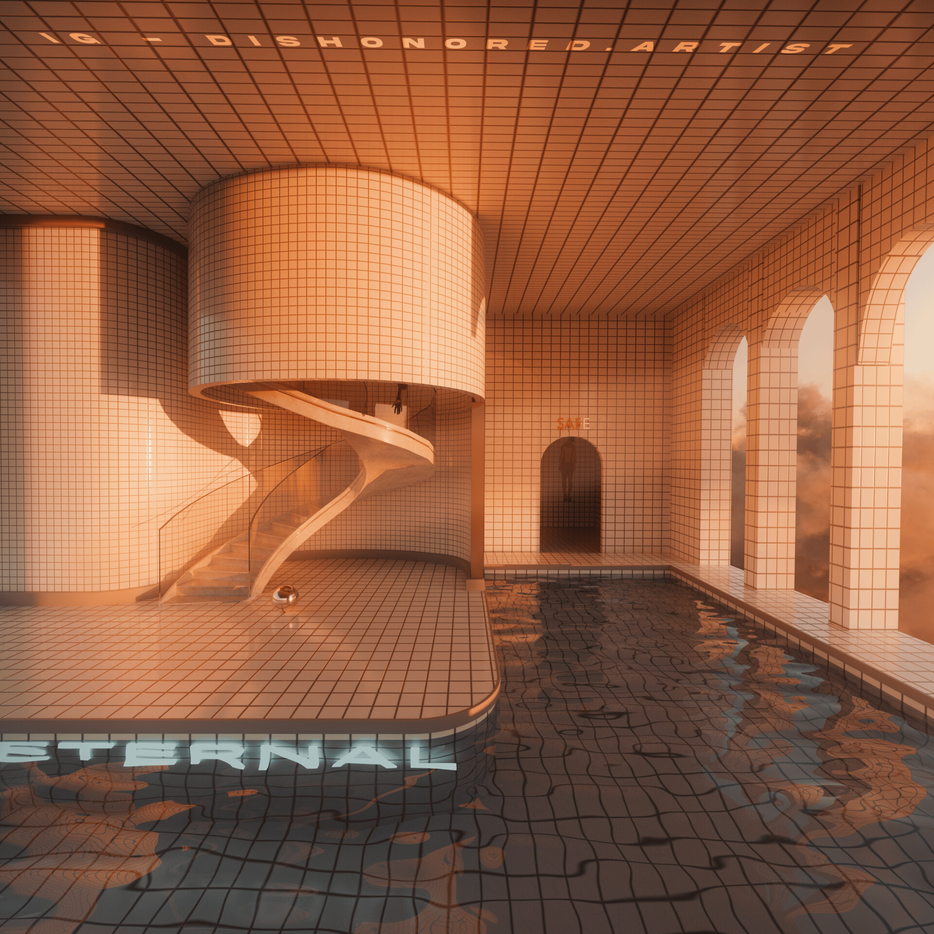 ArtStation - ETERNITY | POOL ROOMS
