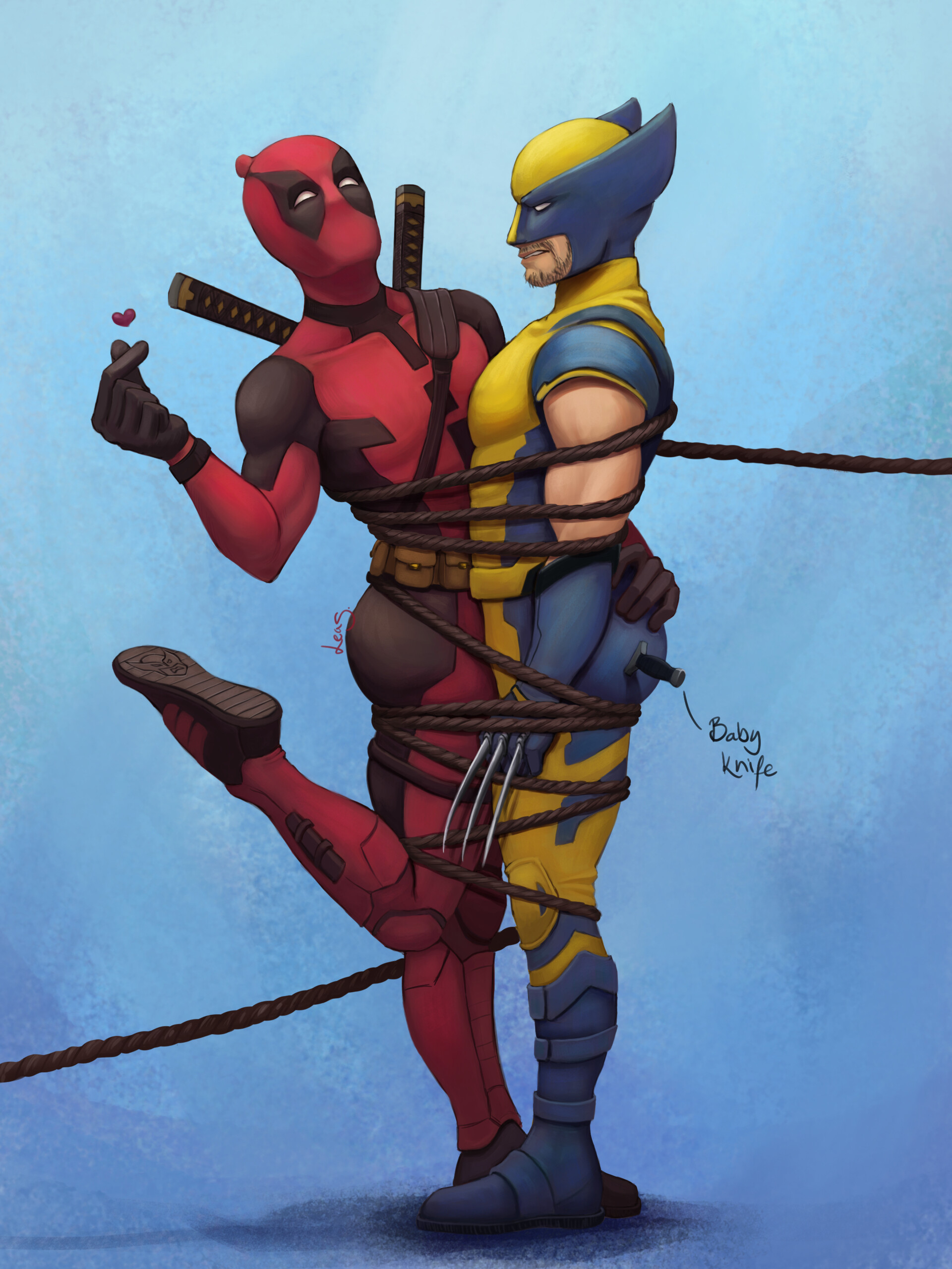ArtStation - Deadpool and Wolverine fan art