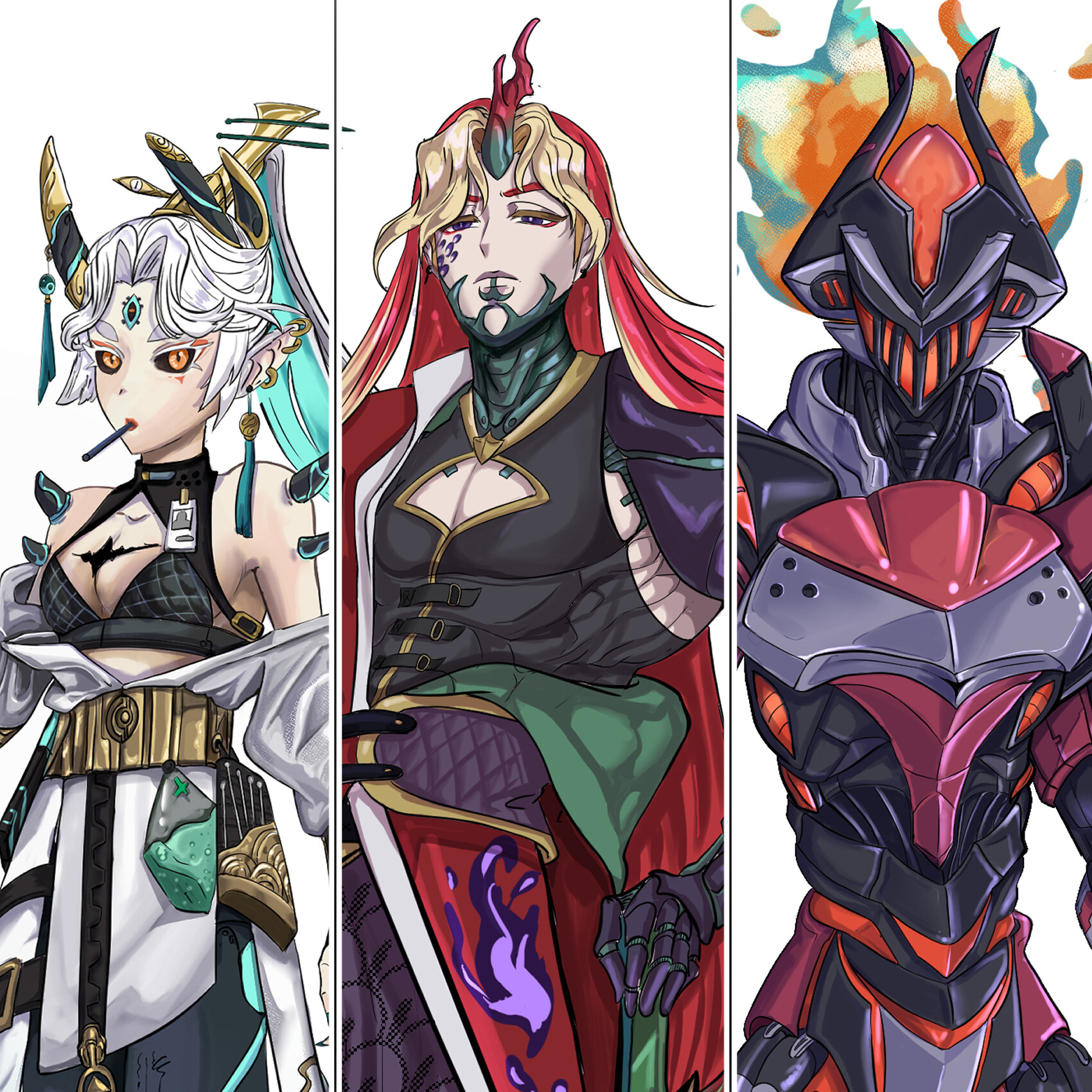 ArtStation - Futuristic Mythical Animal Characters