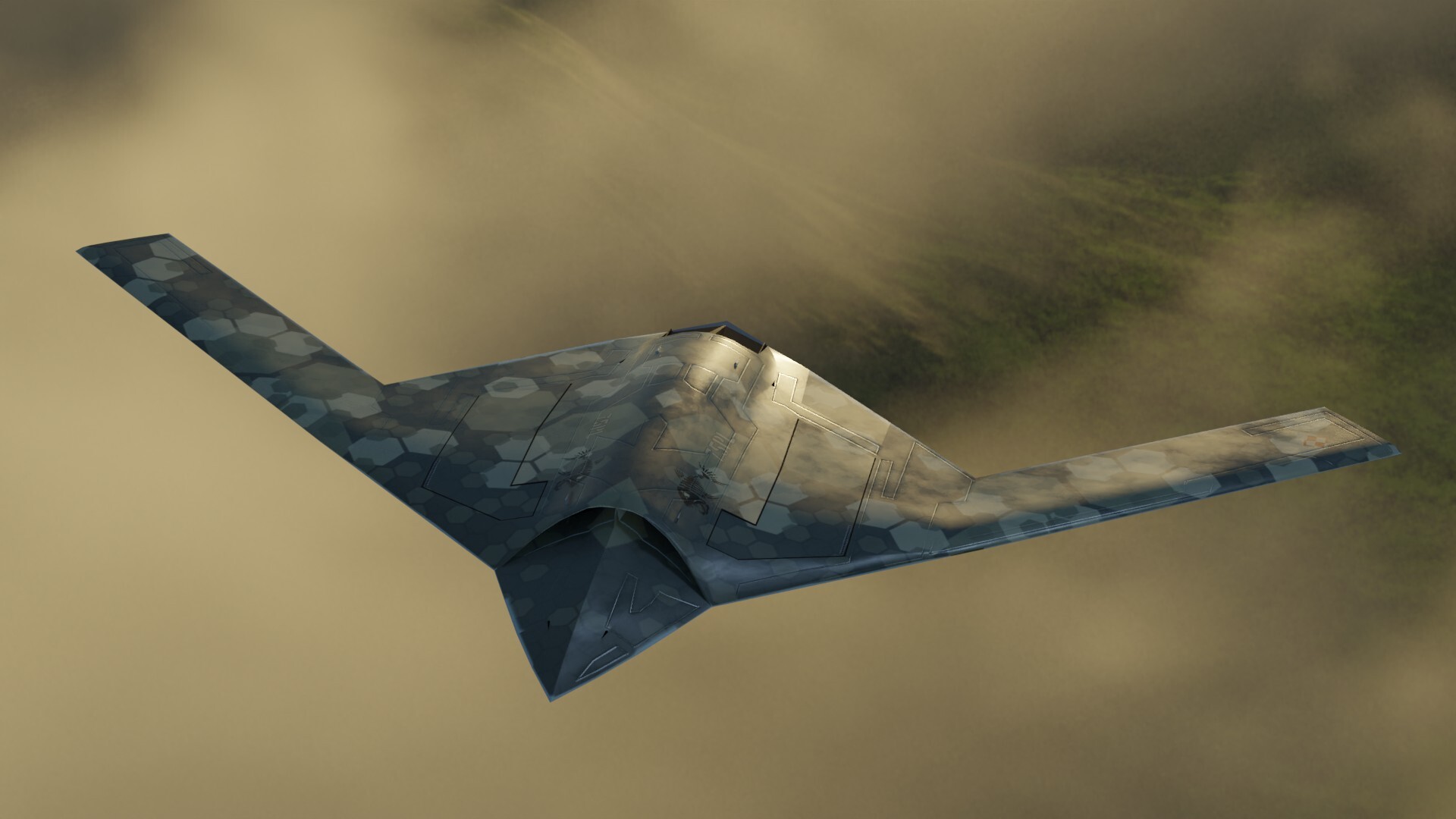 ArtStation - Northrop Grumman RQ-180 White Bat