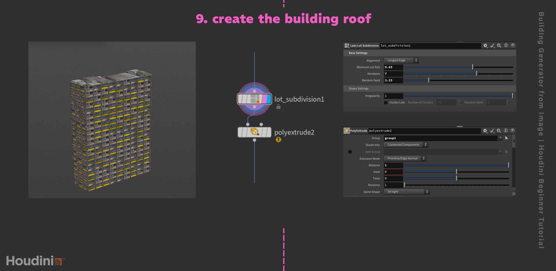 Radu Cius - Building Generator from Images: Houdini 20.5 Tutorial