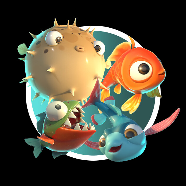 ArtStation - I am Fish - Fish Models
