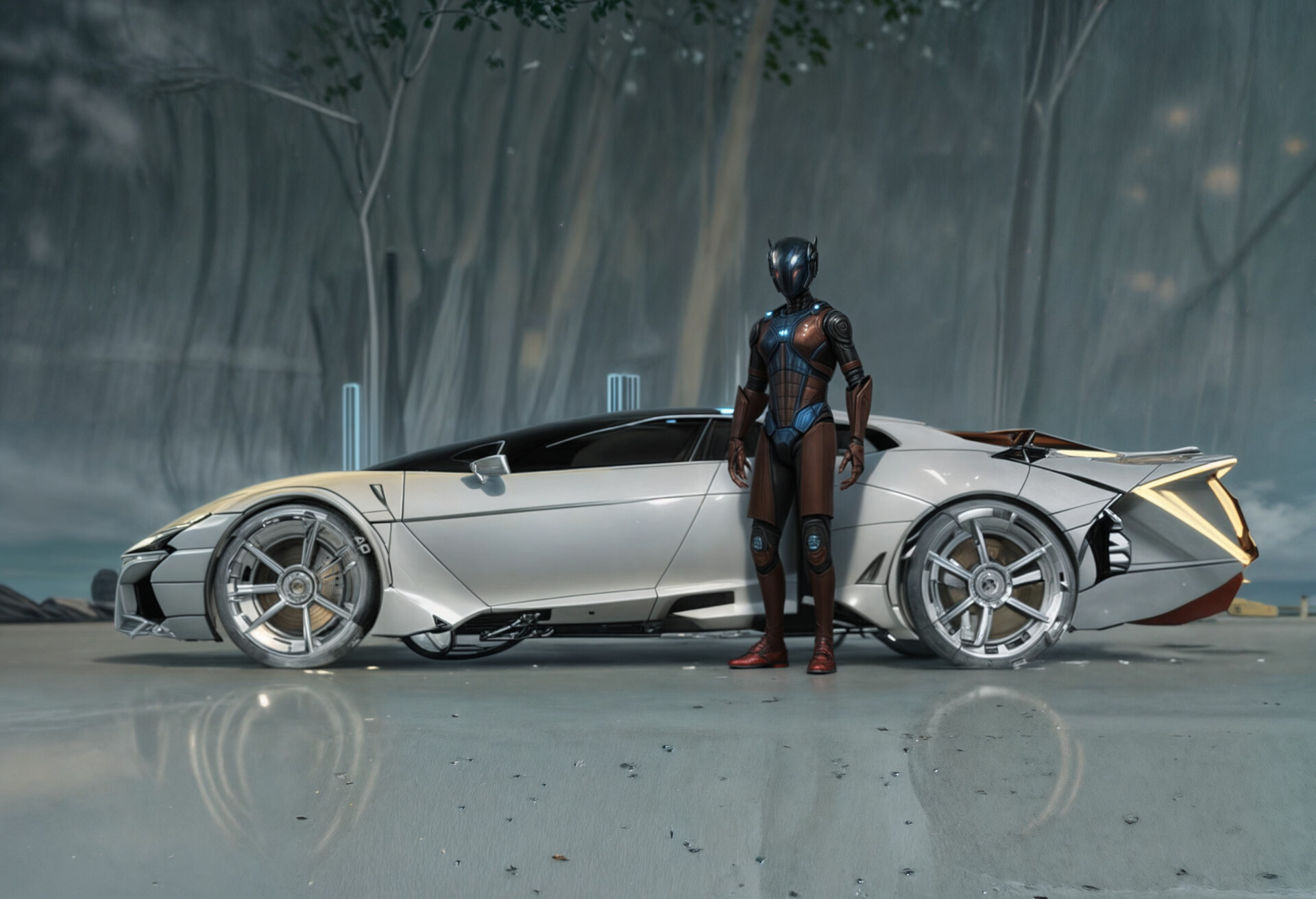 Giimann . - Houdini Car Generator Enhanced By AI in Real-Time