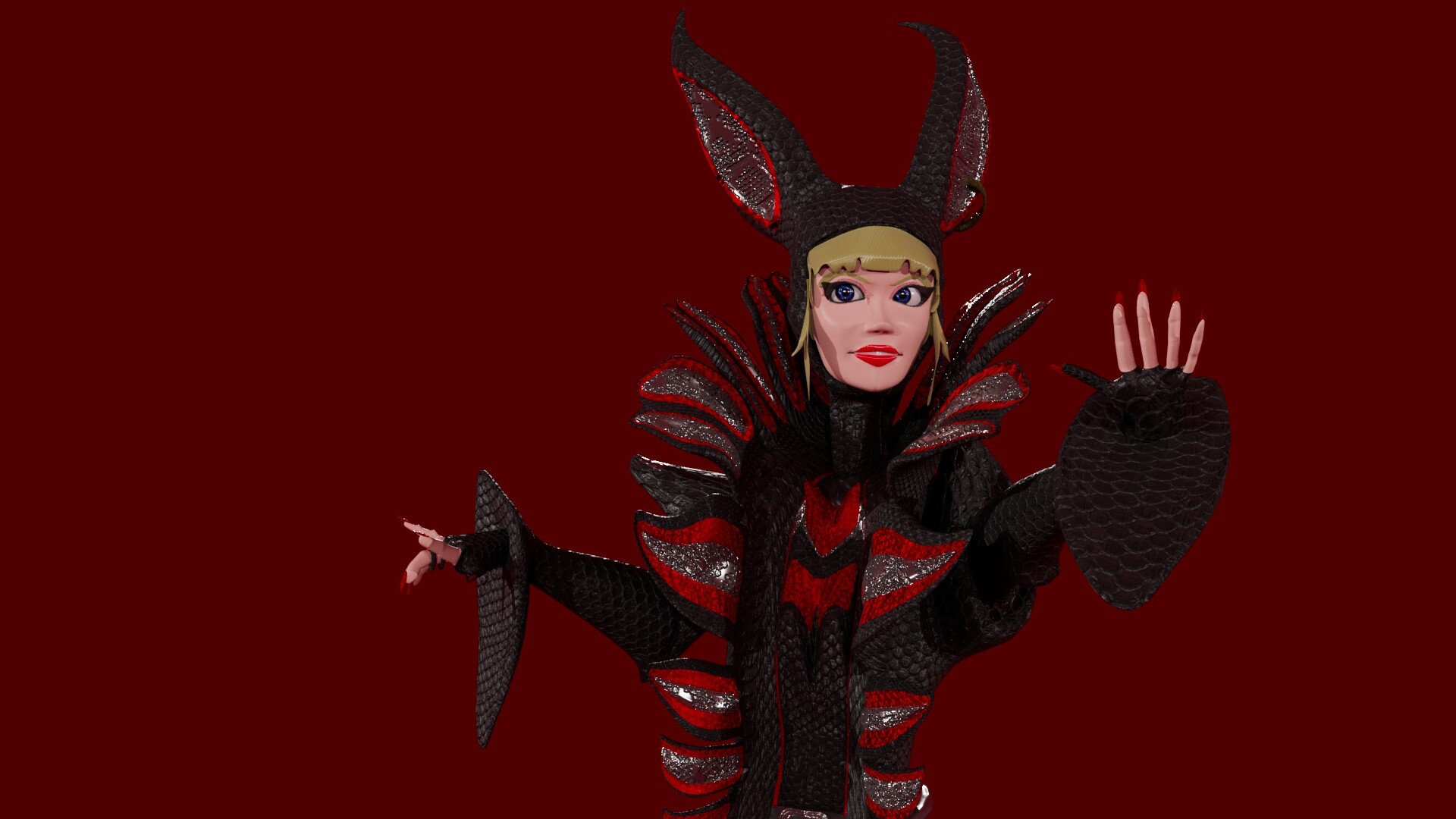 ArtStation - The Serpentine Feline Queen - An Original Character