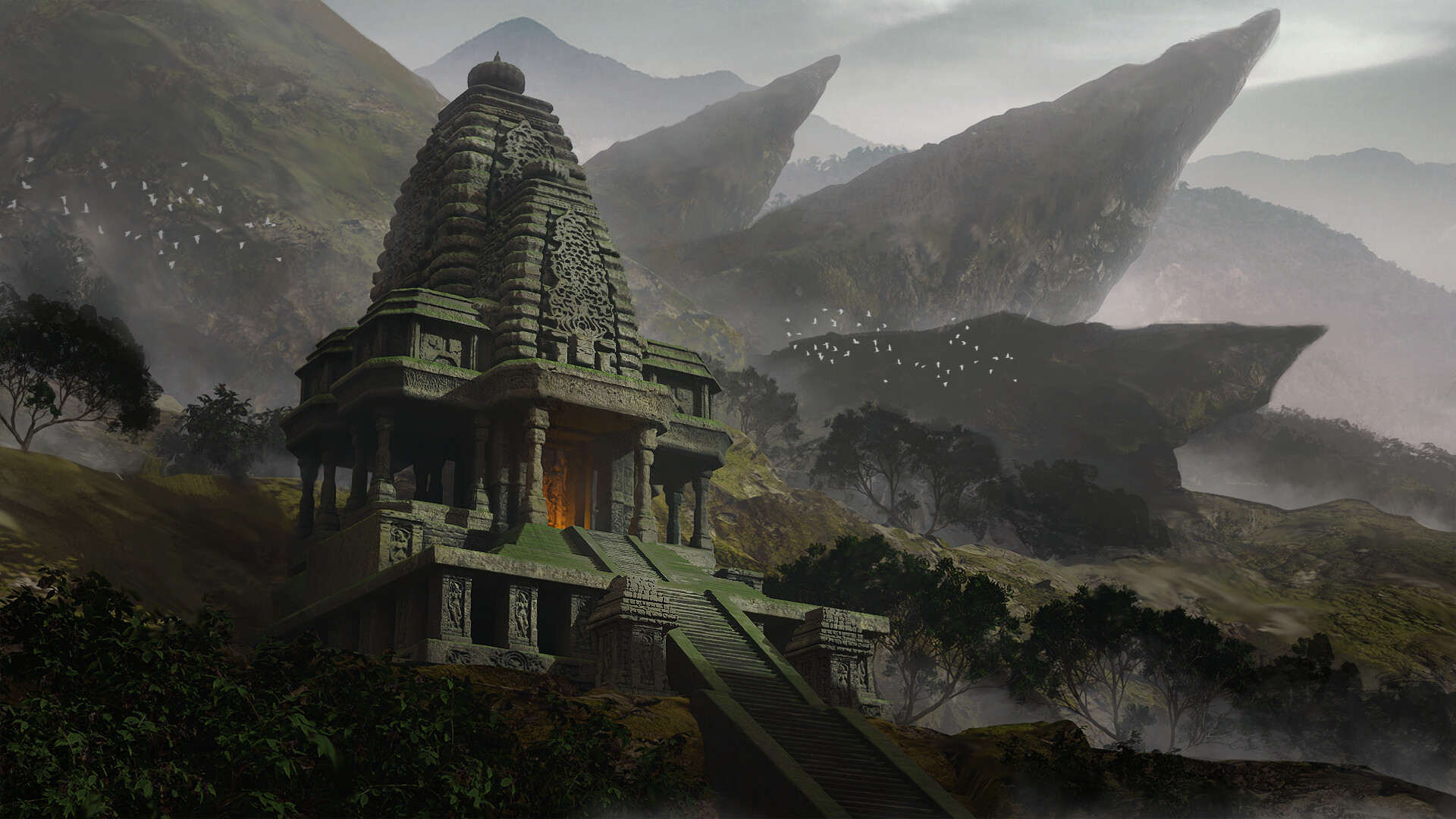 ArtStation - Old temple