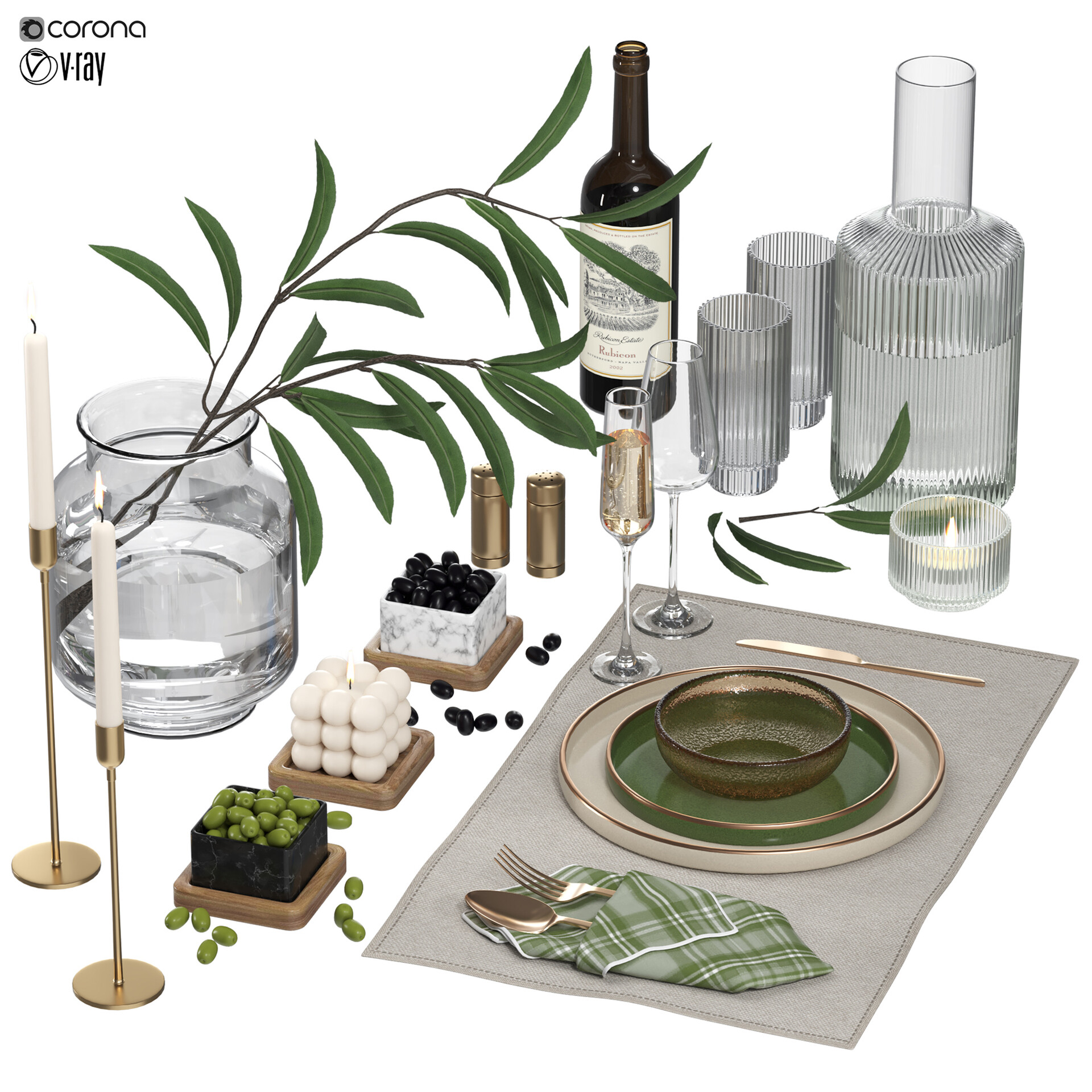 ArtStation - tableware 01