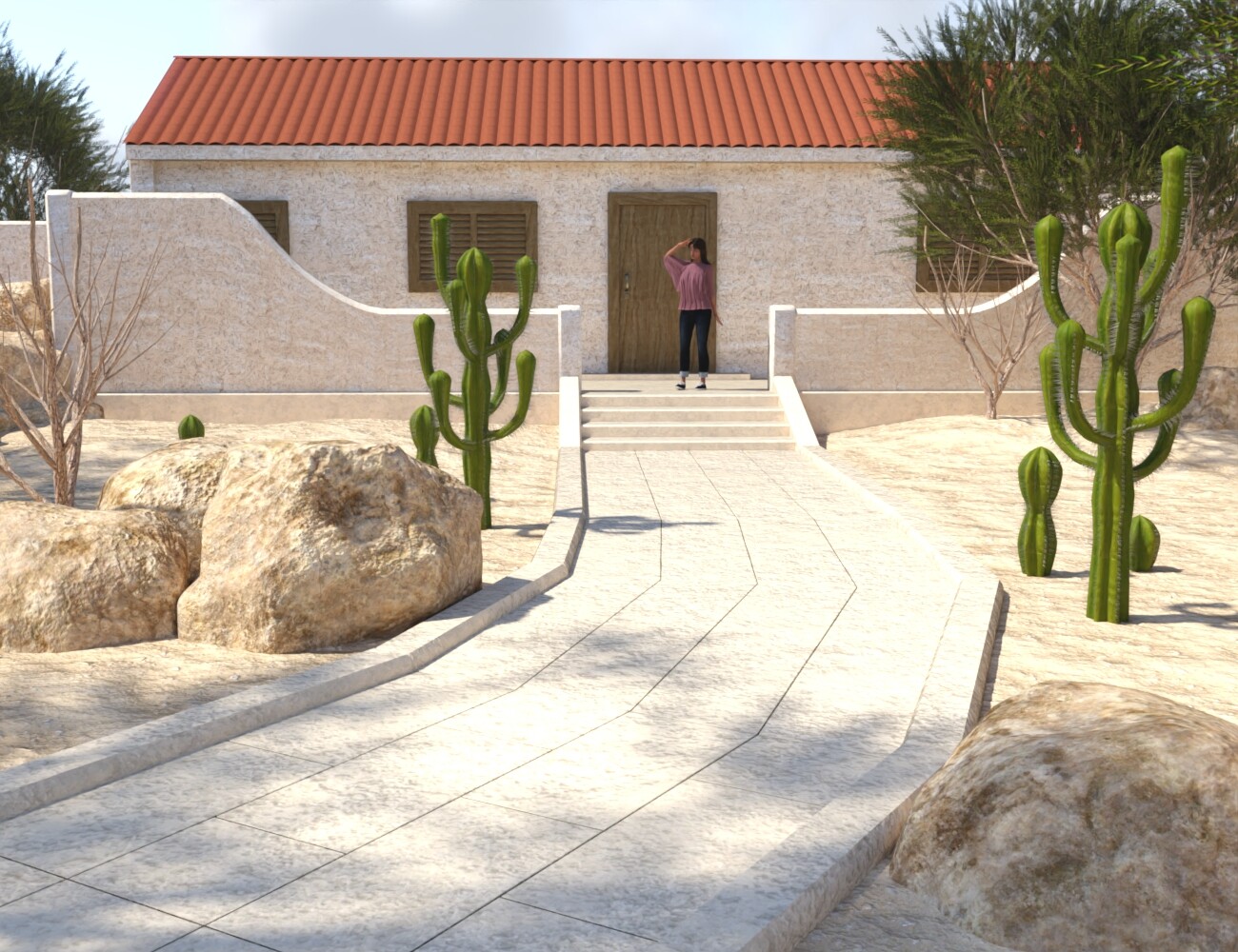 ArtStation - Desert House