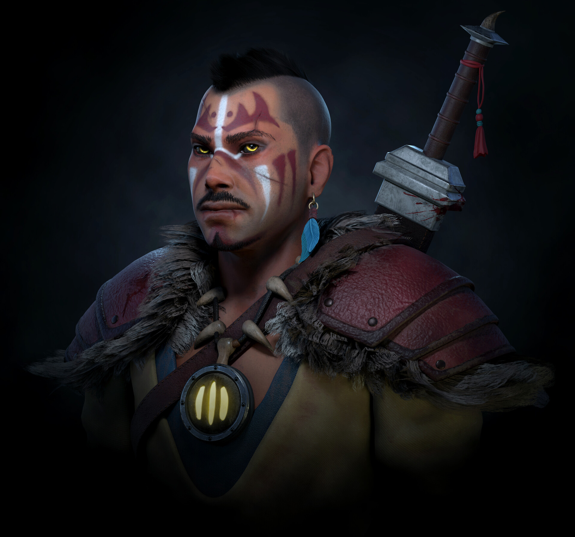 ArtStation - Lone Wolf Warrior