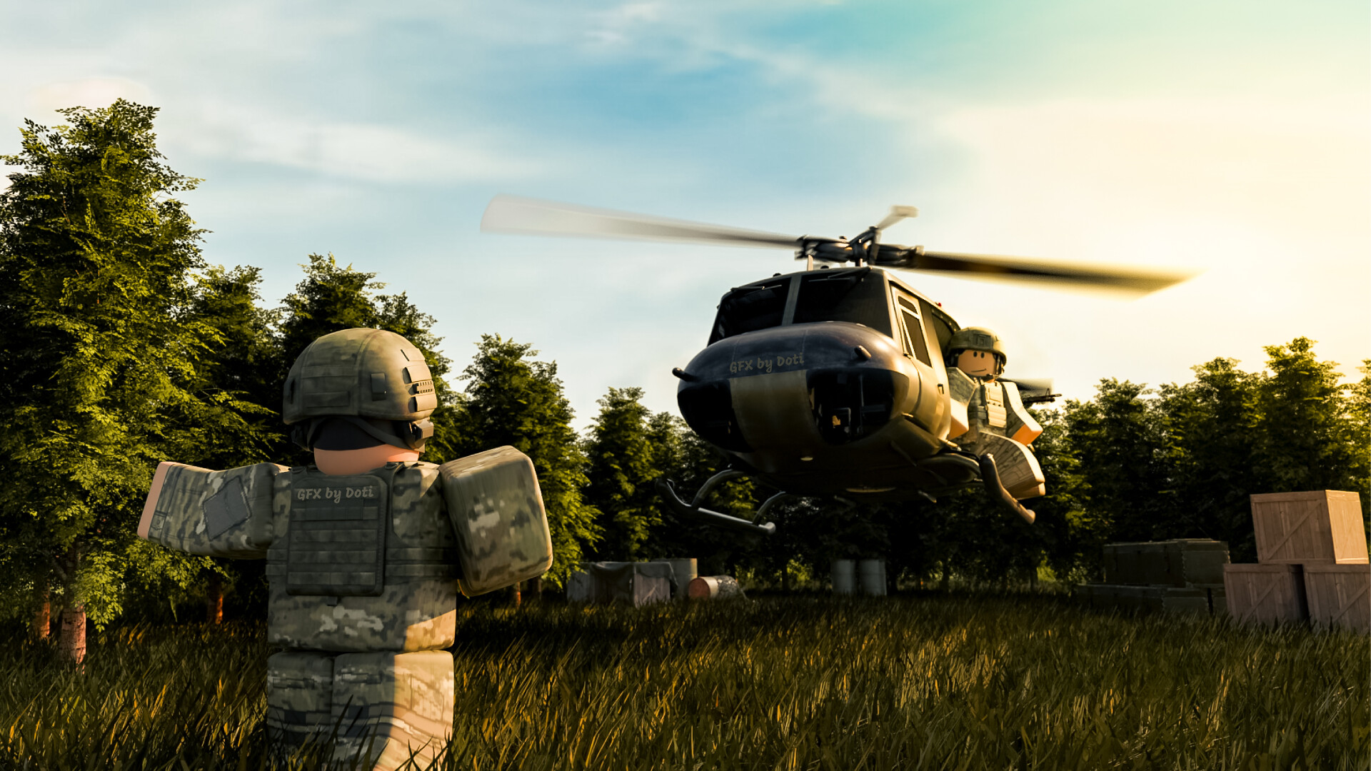 ArtStation - Military themed GFX