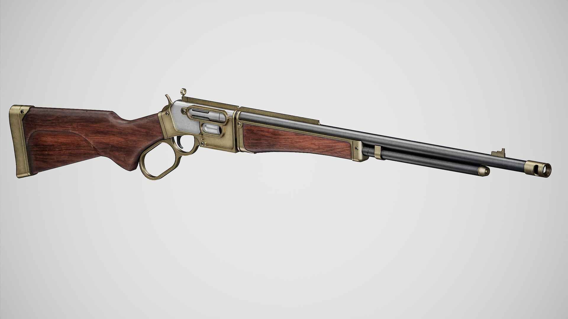 Connor Evans - Steampunk Repeating Rifle