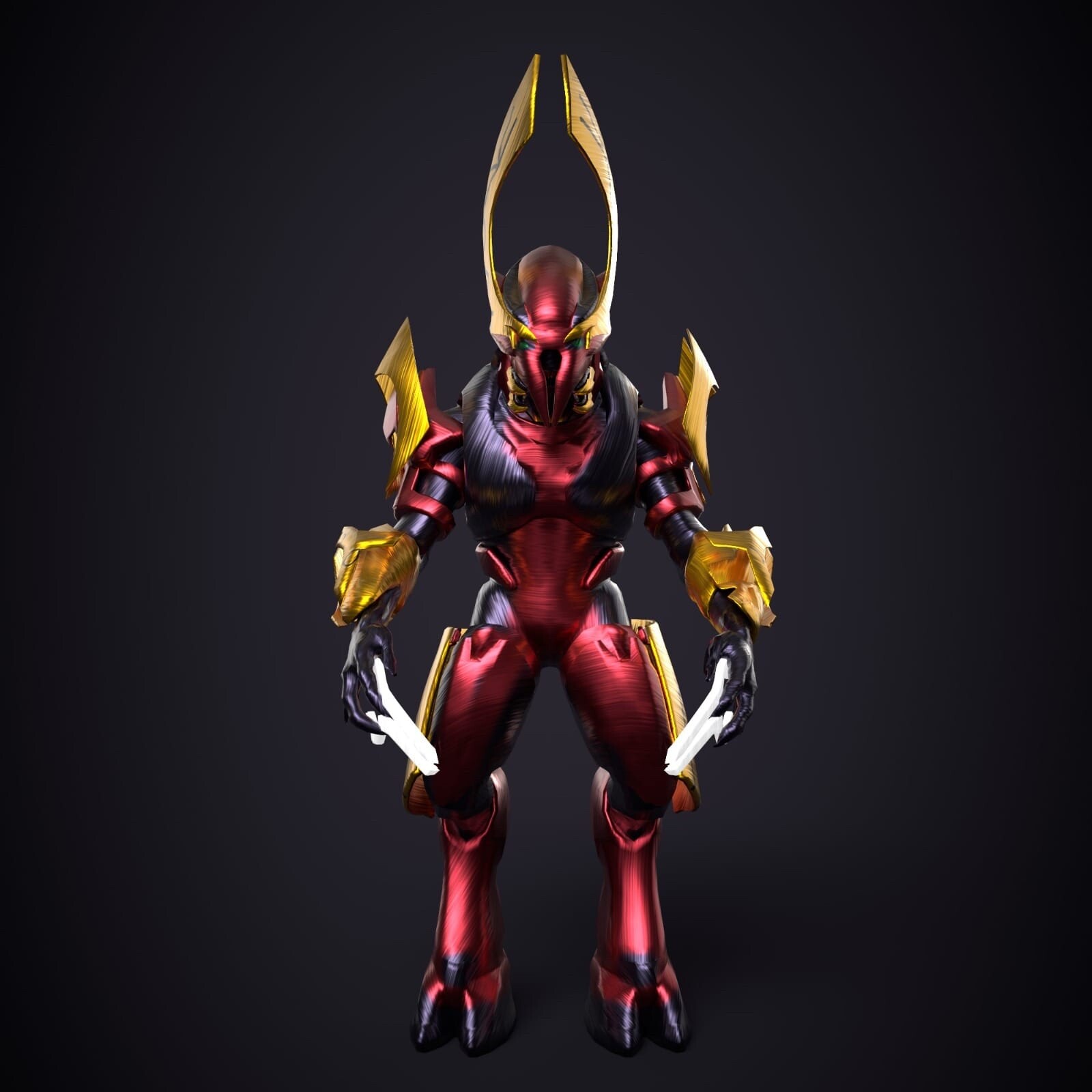 ArtStation - Created this 3D Sangheili Honor Guardsman for my client