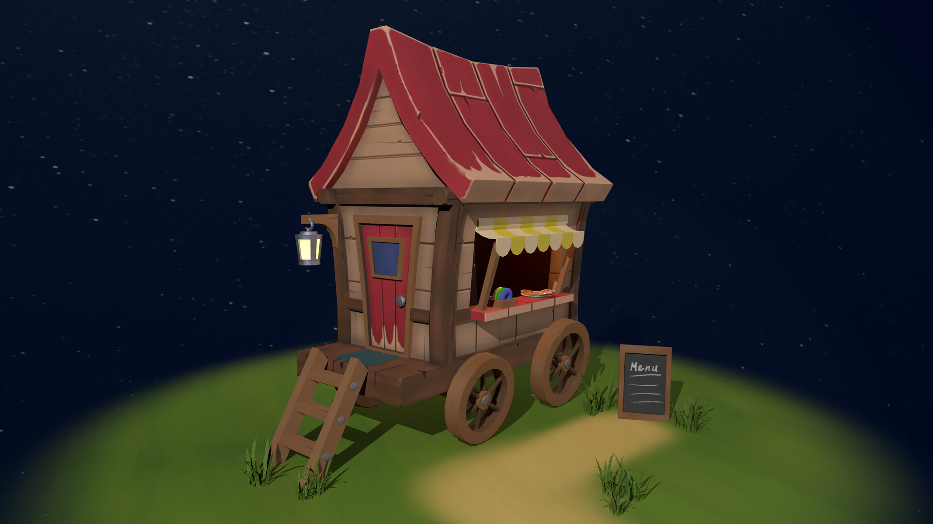 ArtStation - Stylized Wagon