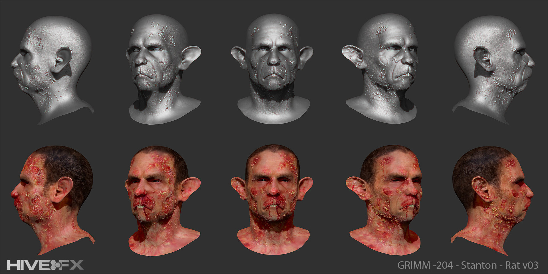 Eric Blondin - HIVE-FX models for NBC's "GRIMM" - Season 02 Episode 01 - 2012