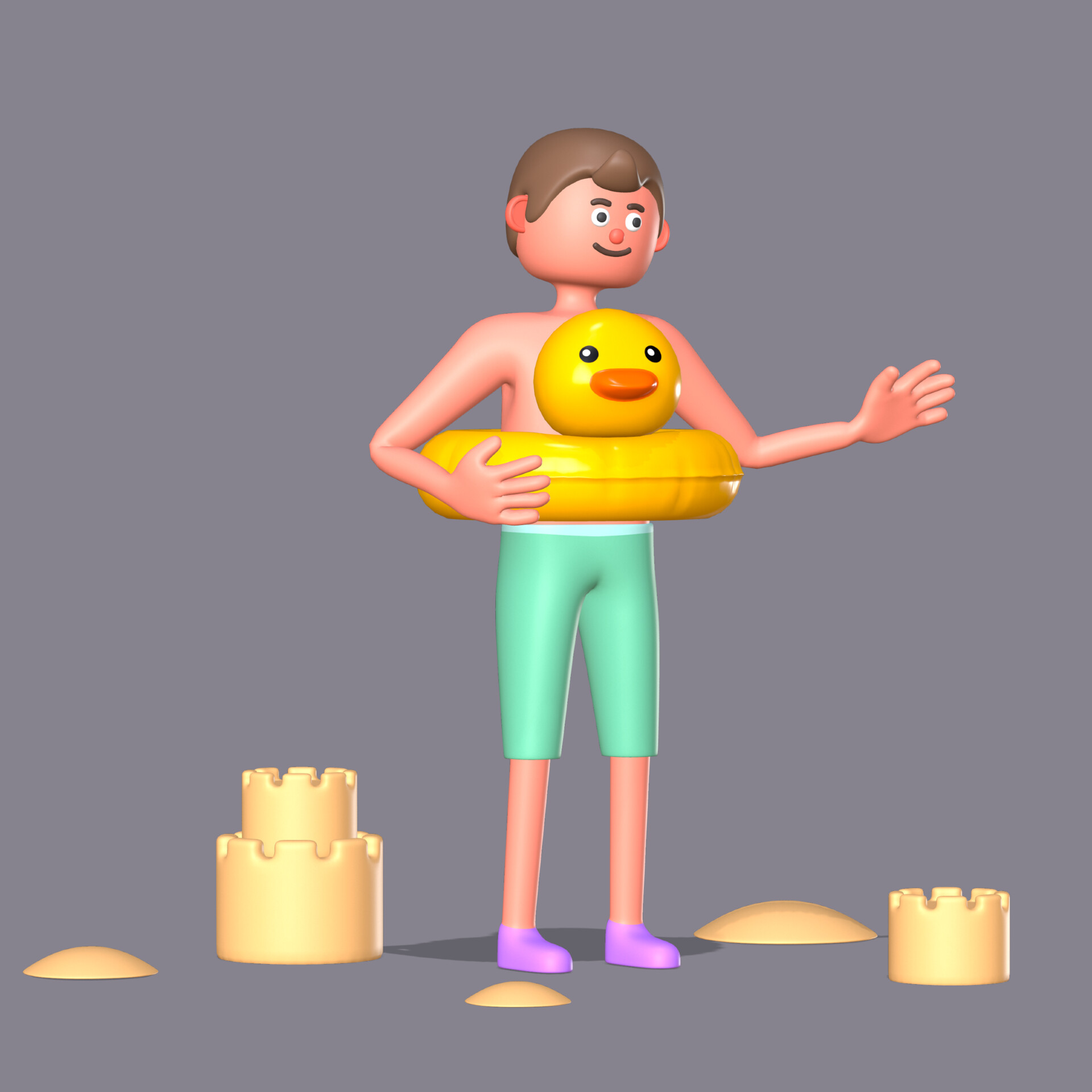 ArtStation - Simple 3D Characters