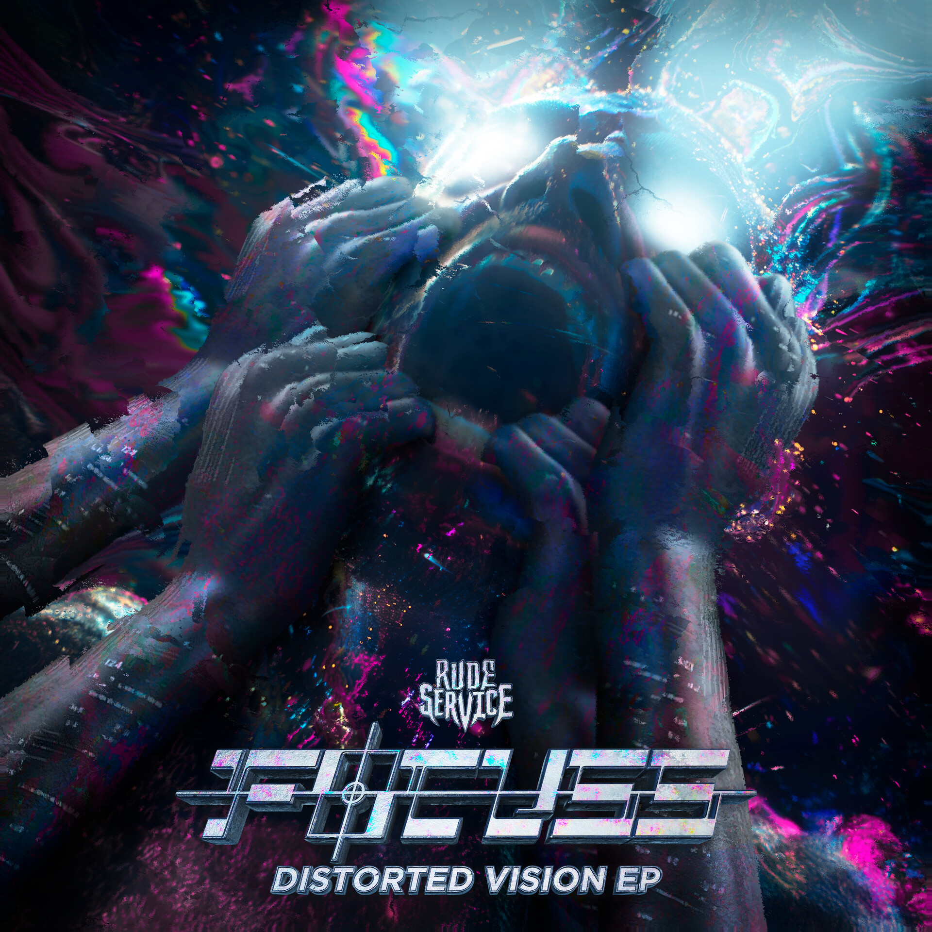 ArtStation - (COVER ART) FOCUSS - DISTORTED VISION EP [RUDE SERVICE]