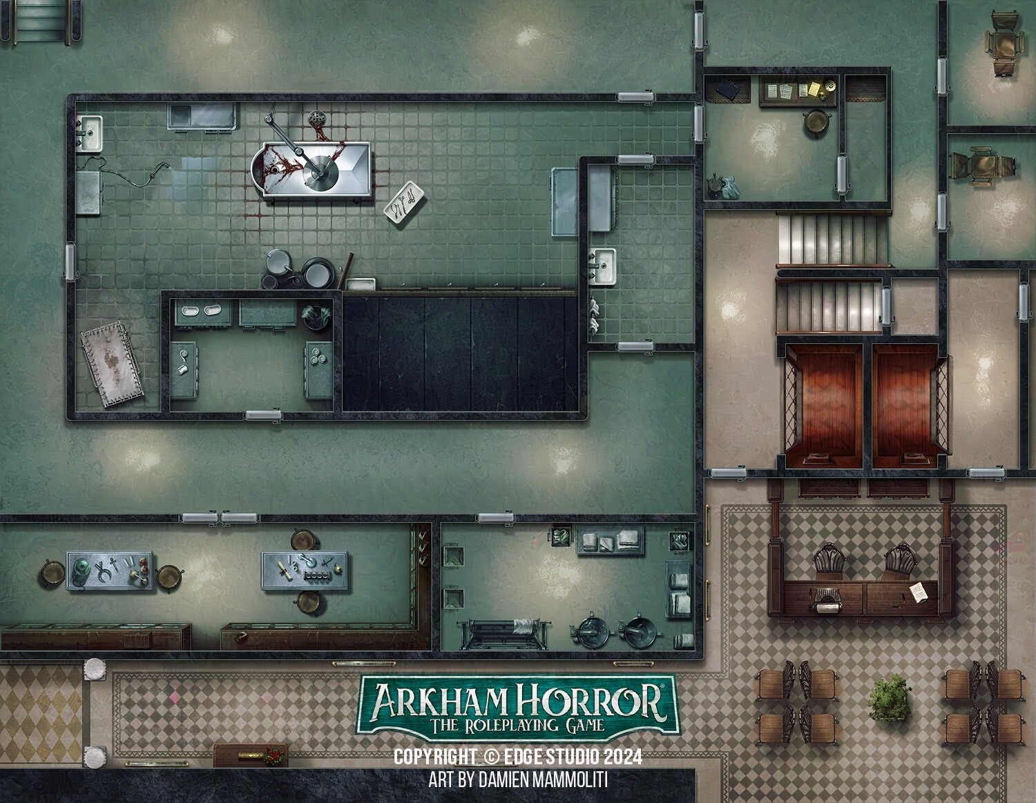 Bone and Brush Studios - Arkham Horror RPG Maps