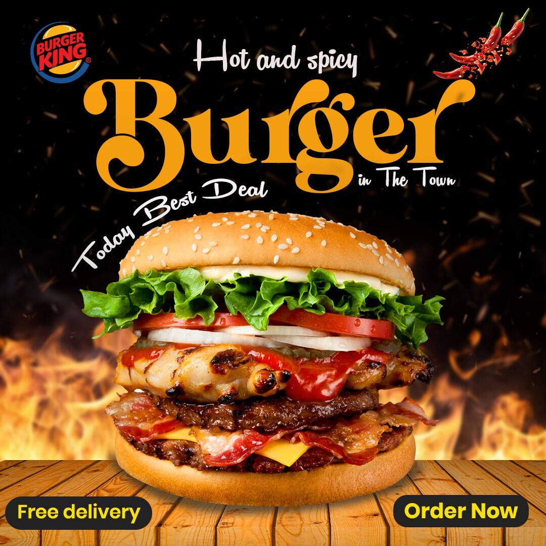 ArtStation - Hot Burger