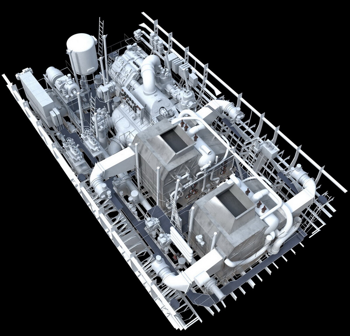 ArtStation - American destroyer USS Kidd (DD-661, Fletcher-class ...