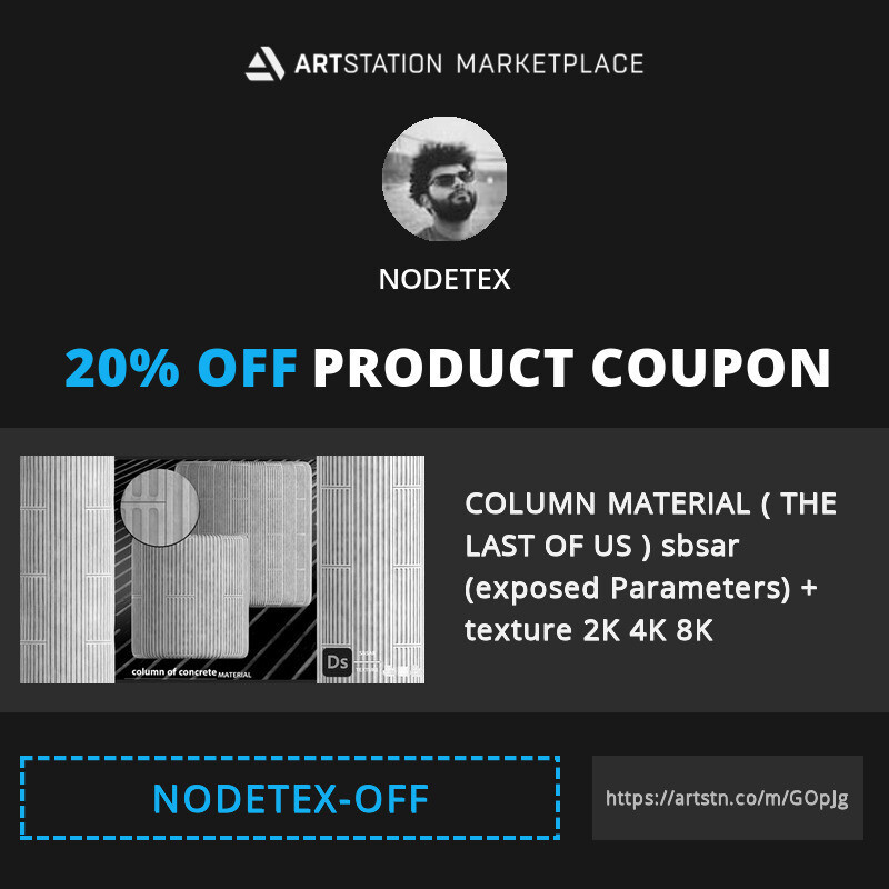 NODETEX - COLUMN MATERIAL ( THE LAST OF US ) 20% OFF