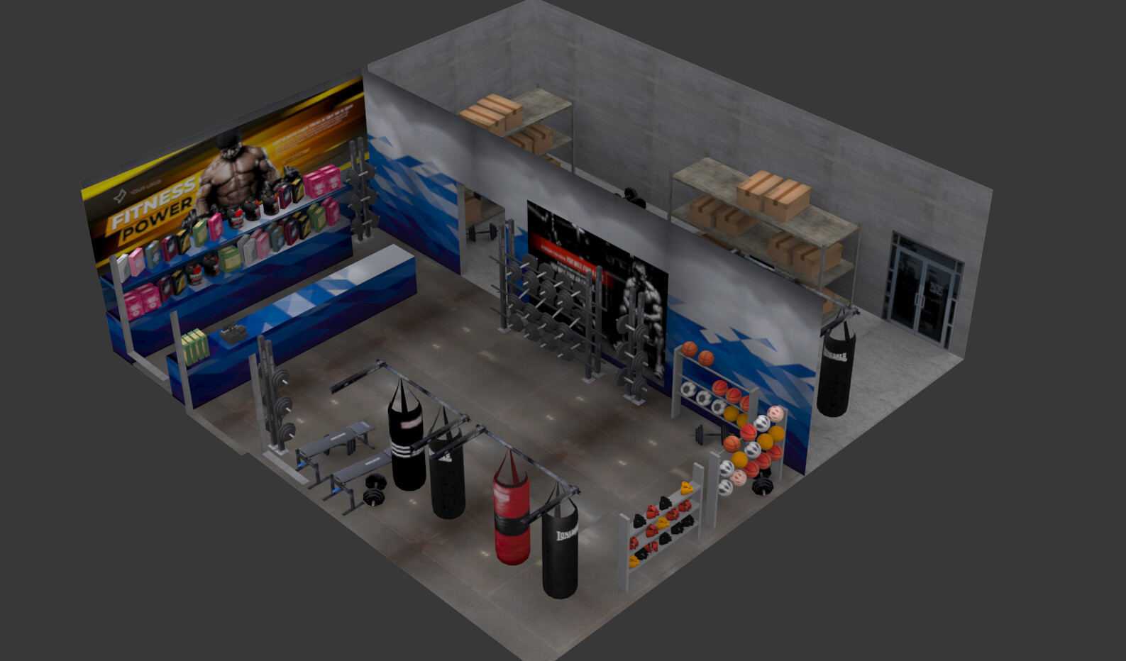 ArtStation - Sporting goods store