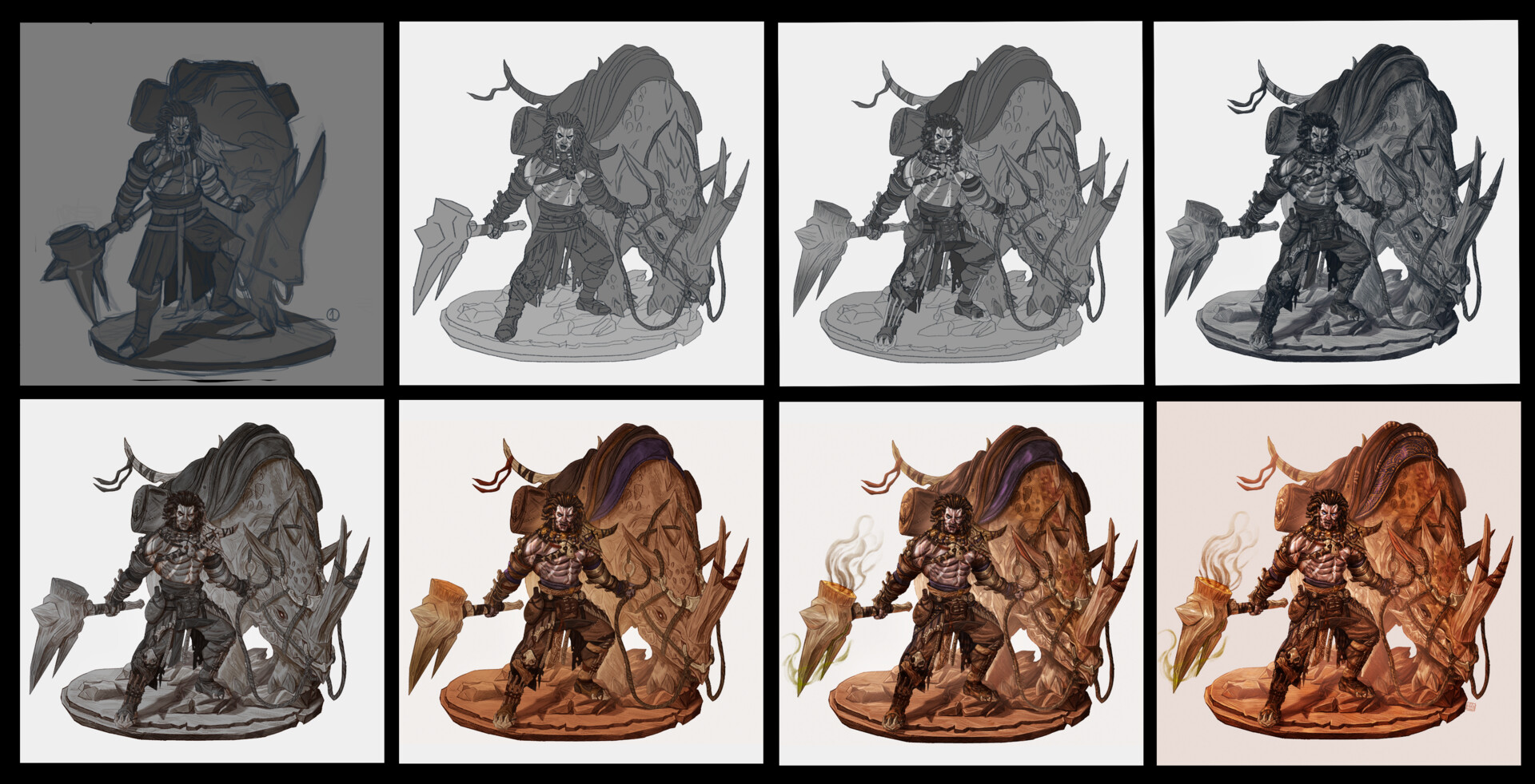 Mat Manki - dark sun miniature