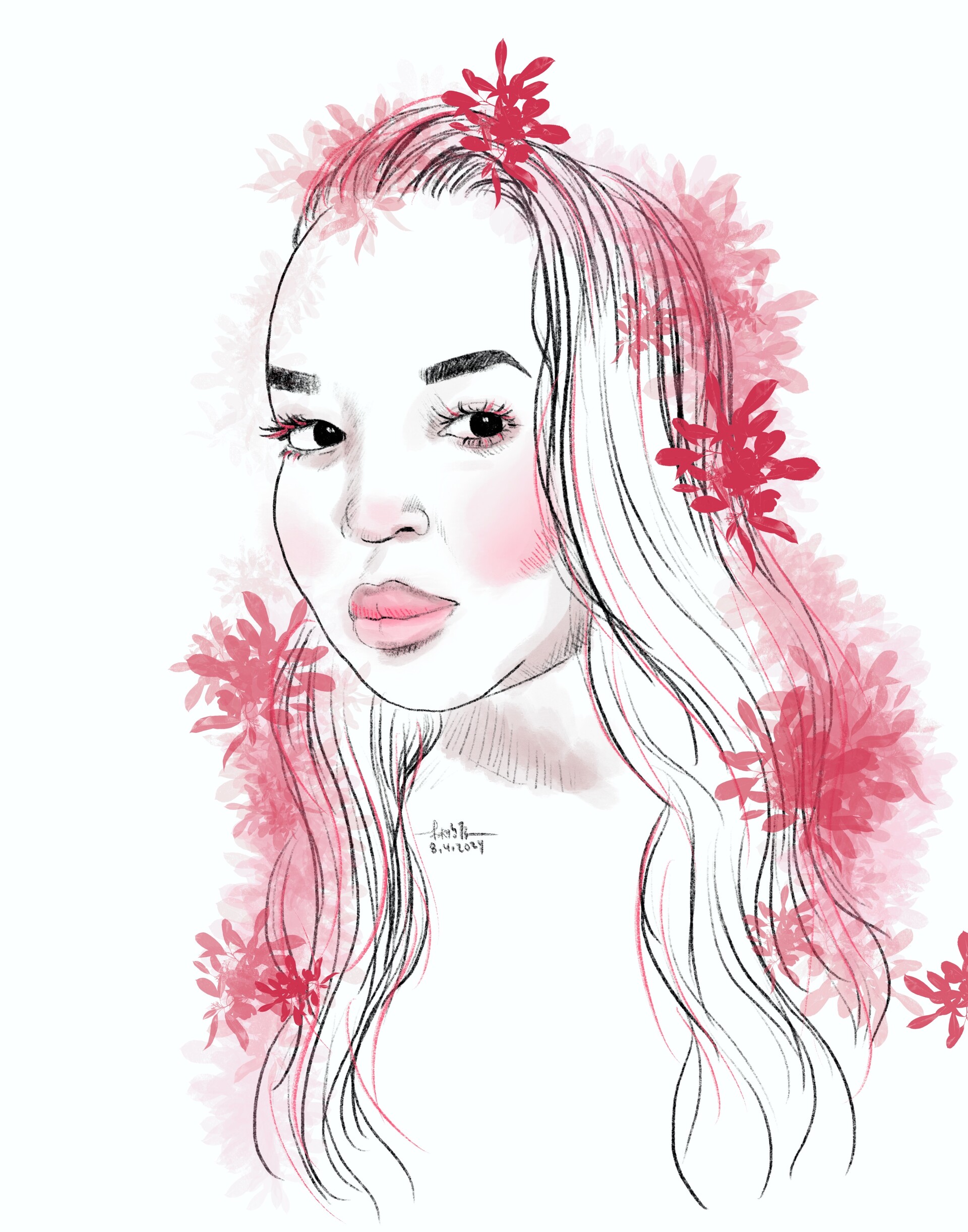 ArtStation - 30 faces 30 days 2024 #25