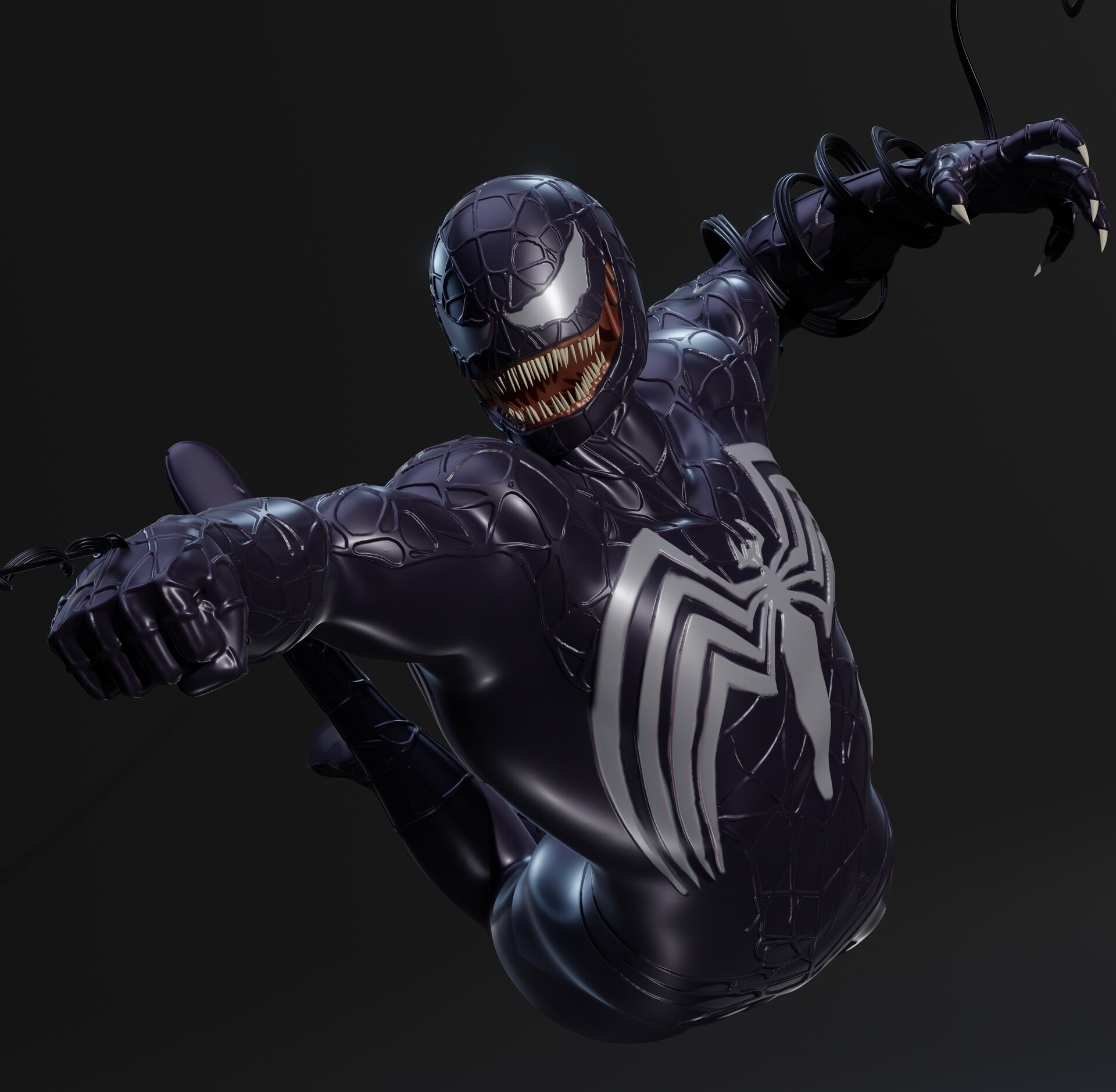 spider man 3 render