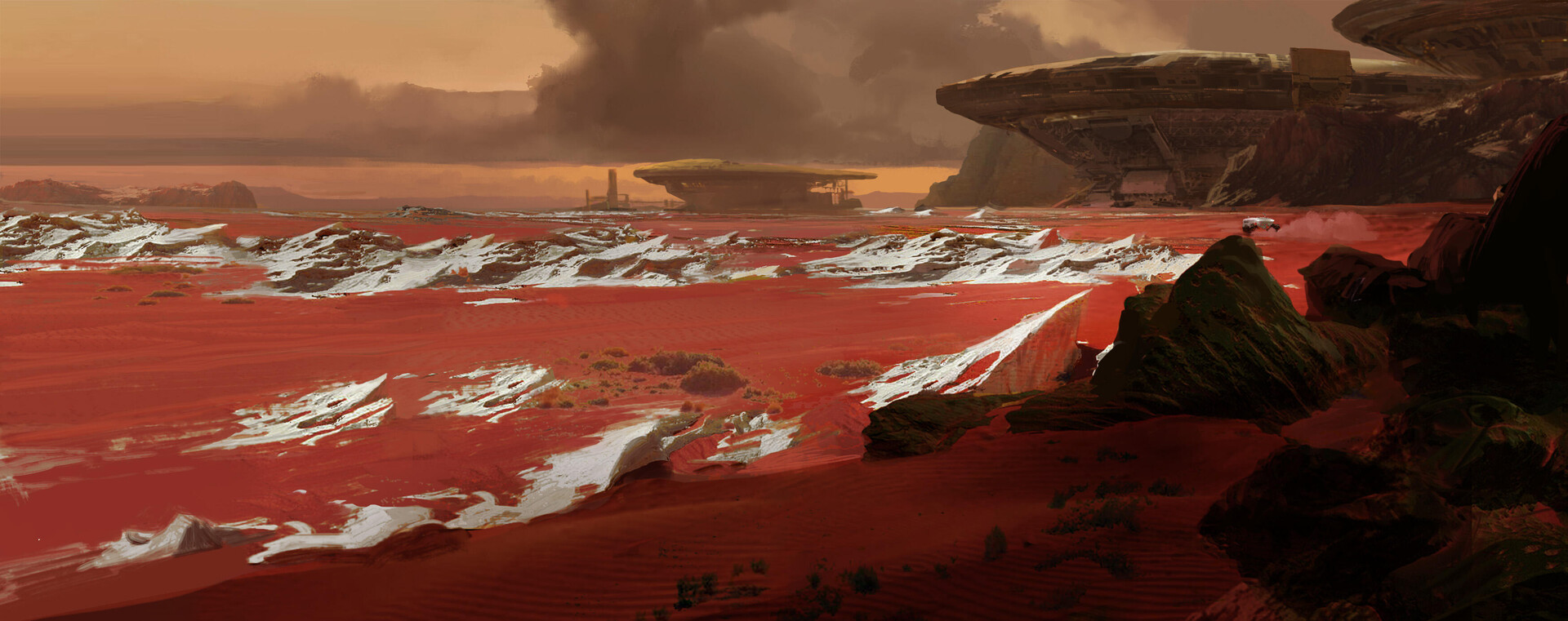 ArtStation - red desert II-concept art