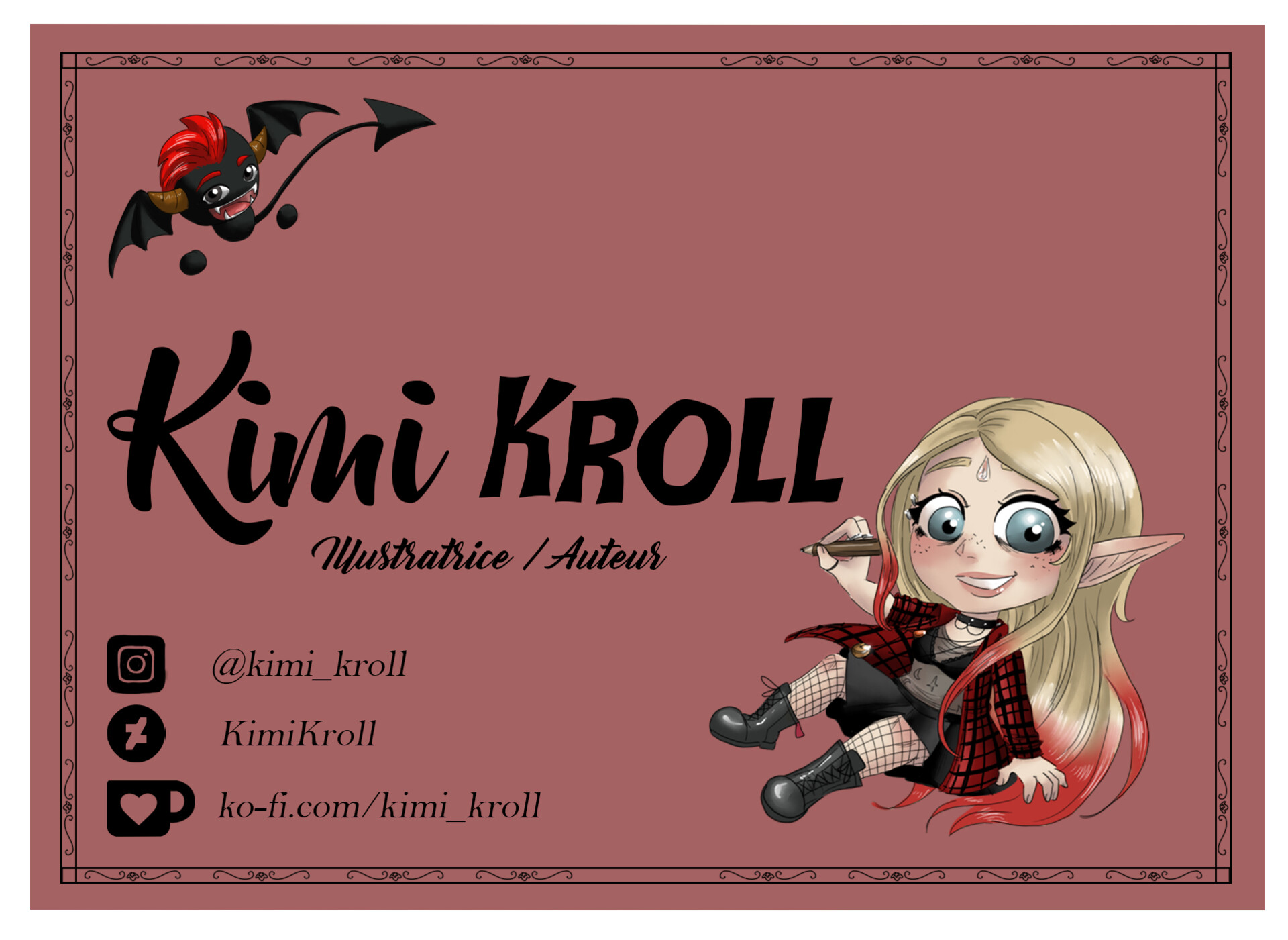 Kimi Kroll - Visit card