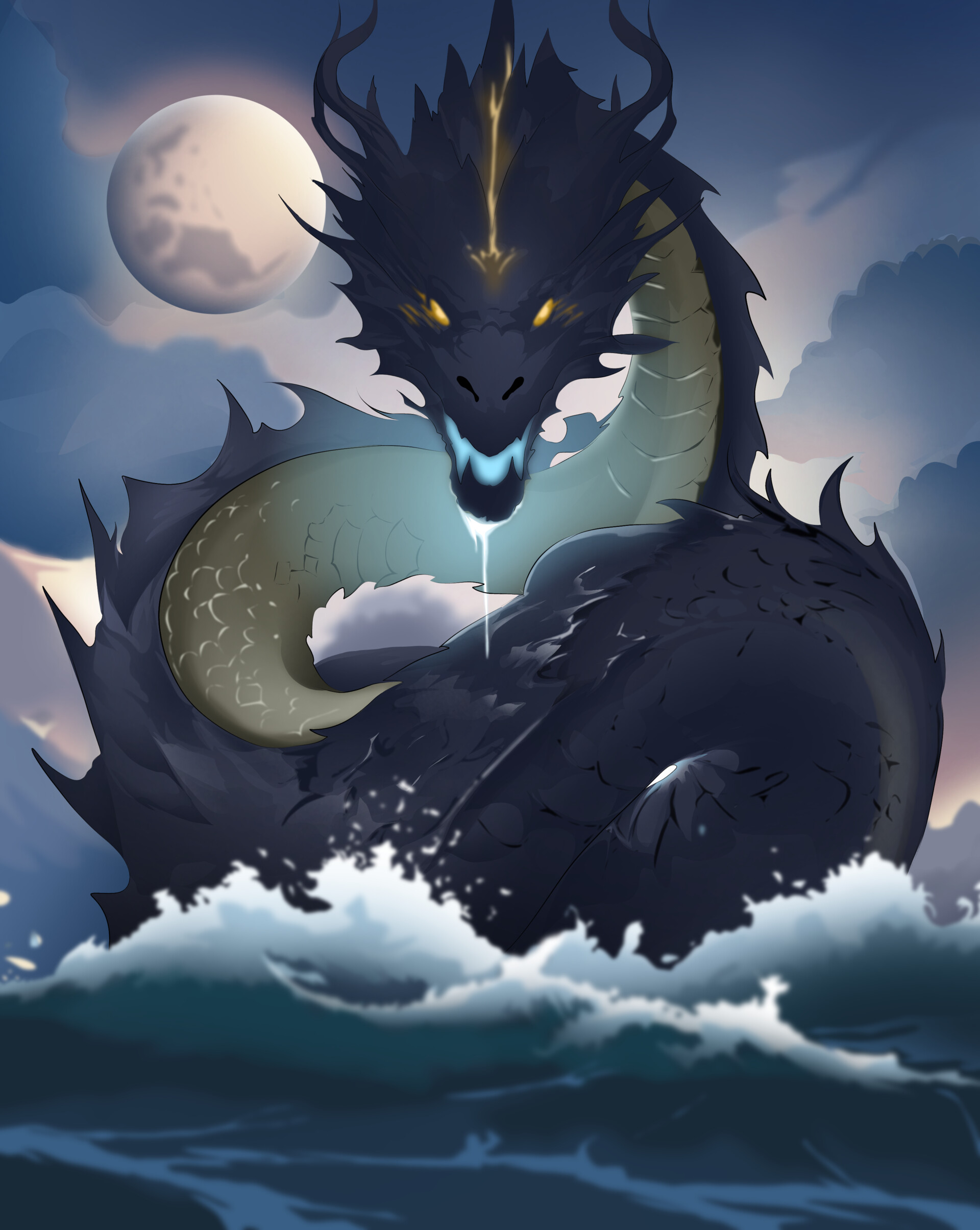 ArtStation - Serpent (Bakunawa)