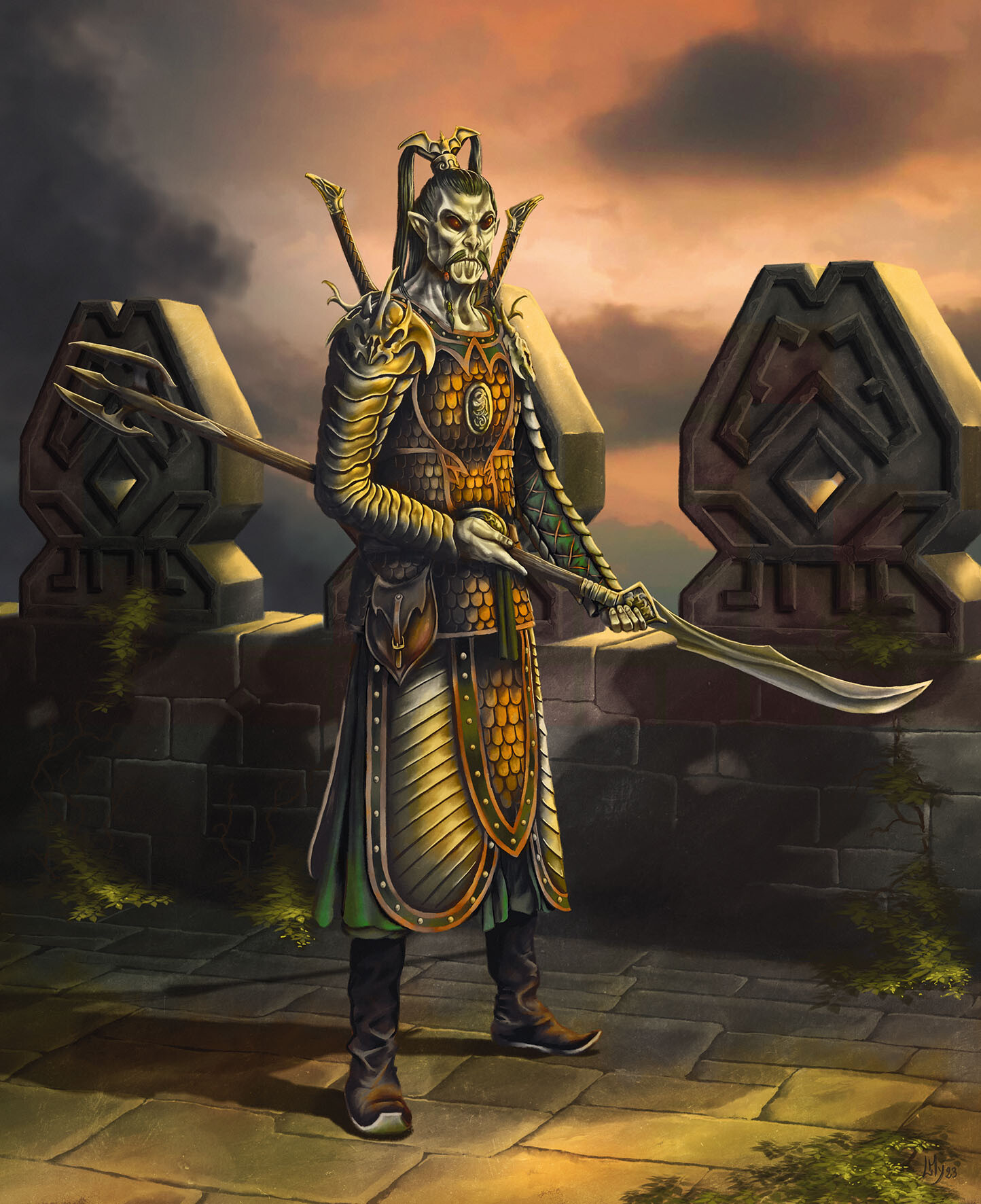 ArtStation - non human warrior