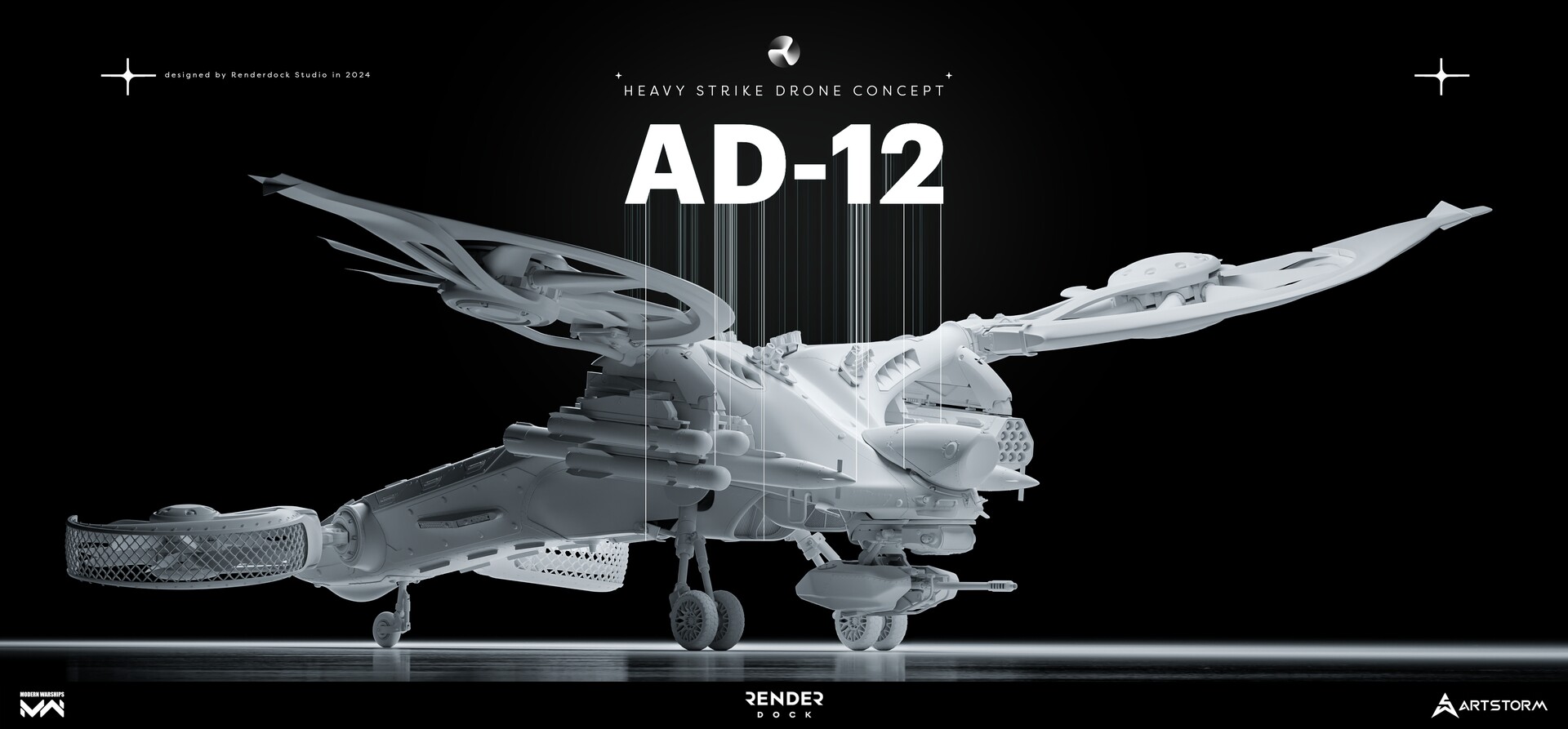 RenderDock - AD-12 Dragonfly concept