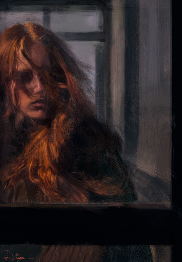 ArtStation - waiting for the bus