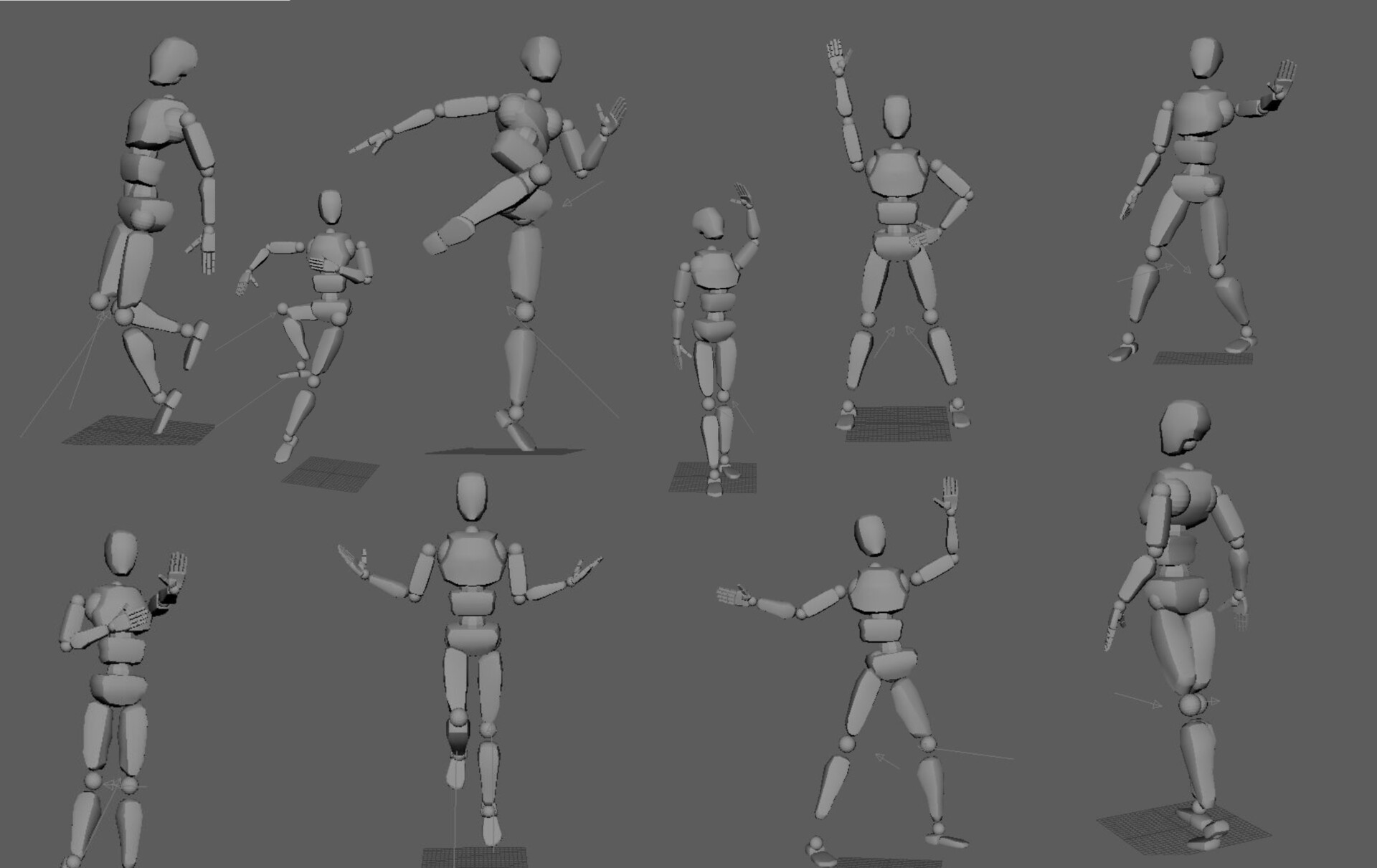 ArtStation - Maya Character Poses