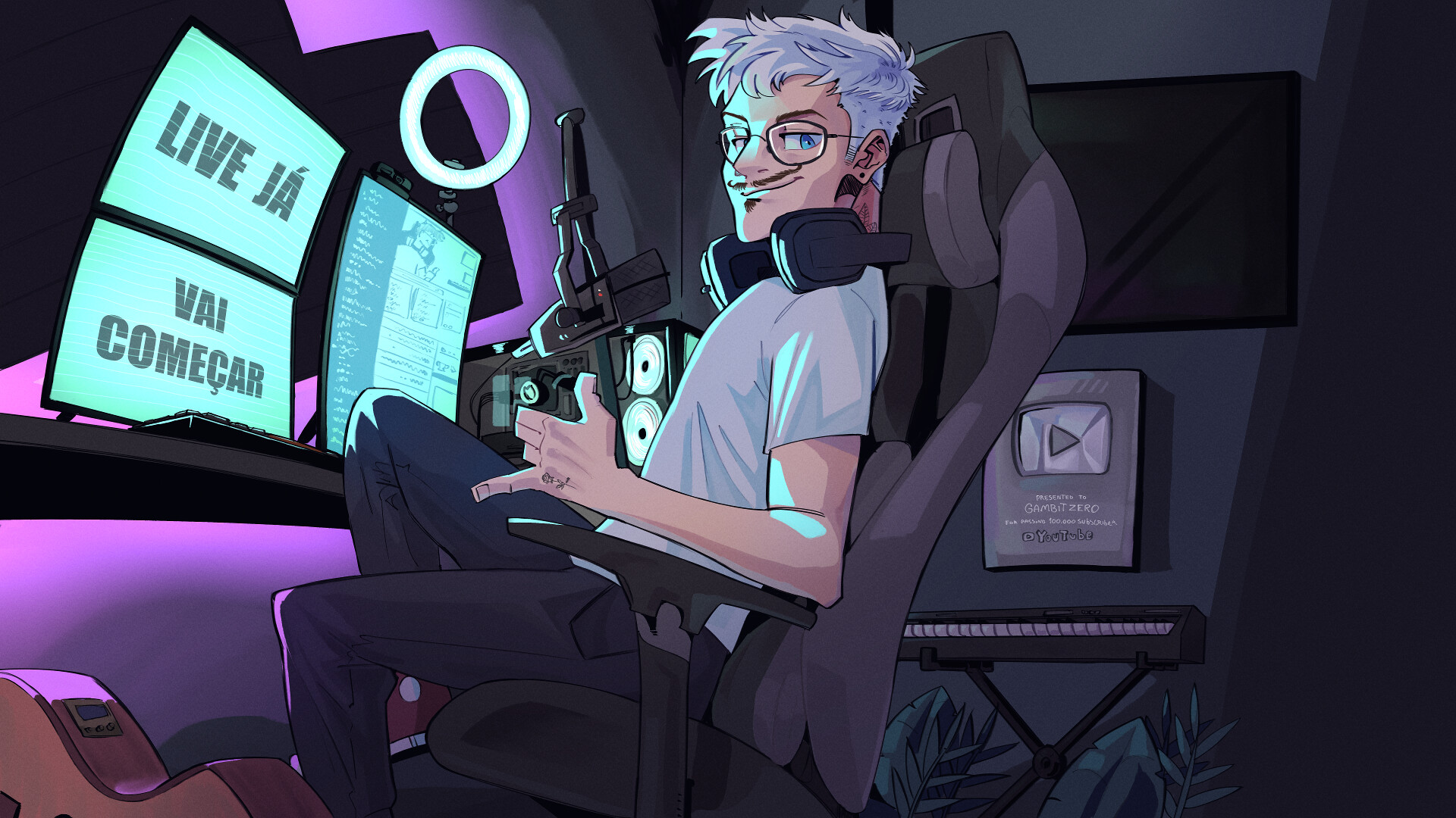 ArtStation - Livestream Start Screen