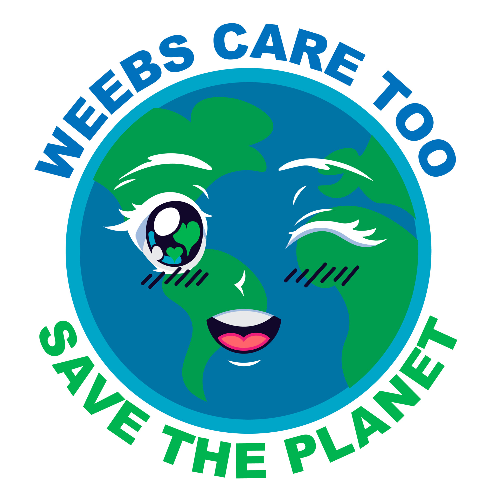 ArtStation - Weebs Care Too, Save The Planet - Anime Earth Day