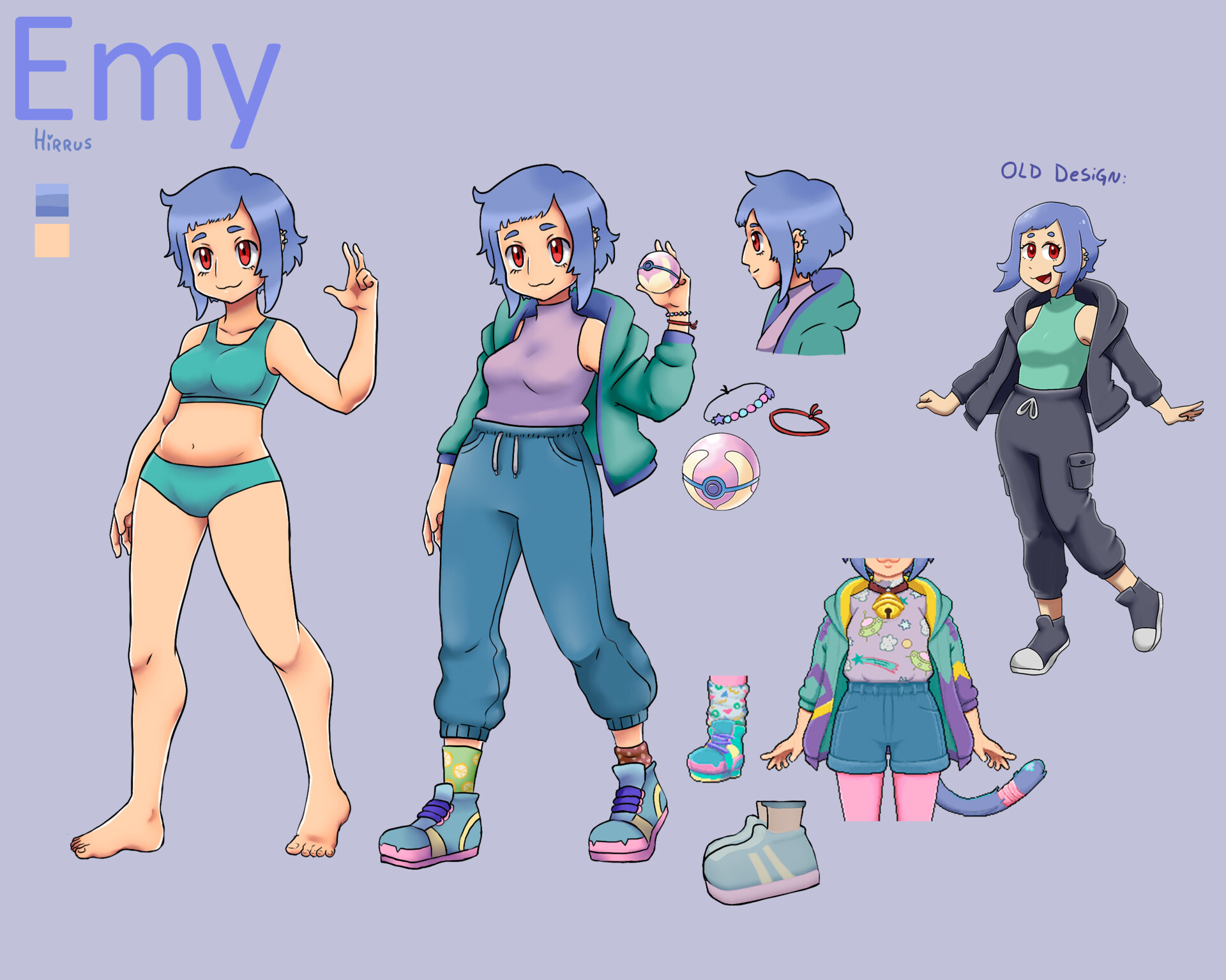 ArtStation - Pokemonsona (Self insert)