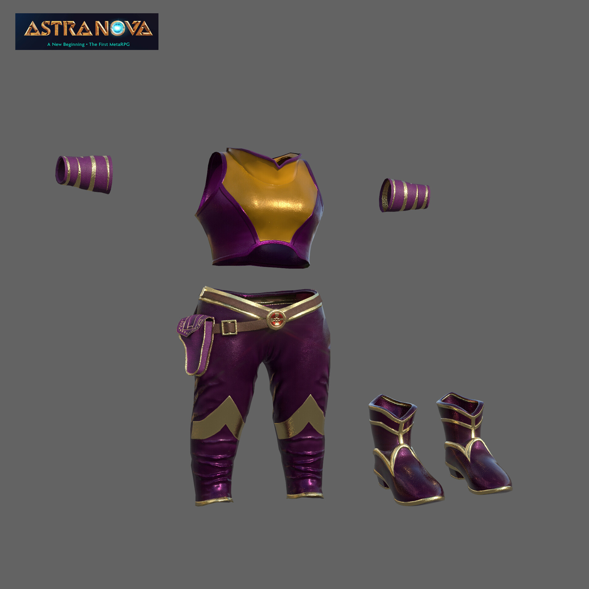 ArtStation - Game character costume