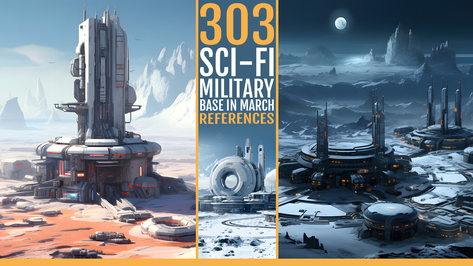 Artificial Dimension - 303 Sci-fi Military Base in March