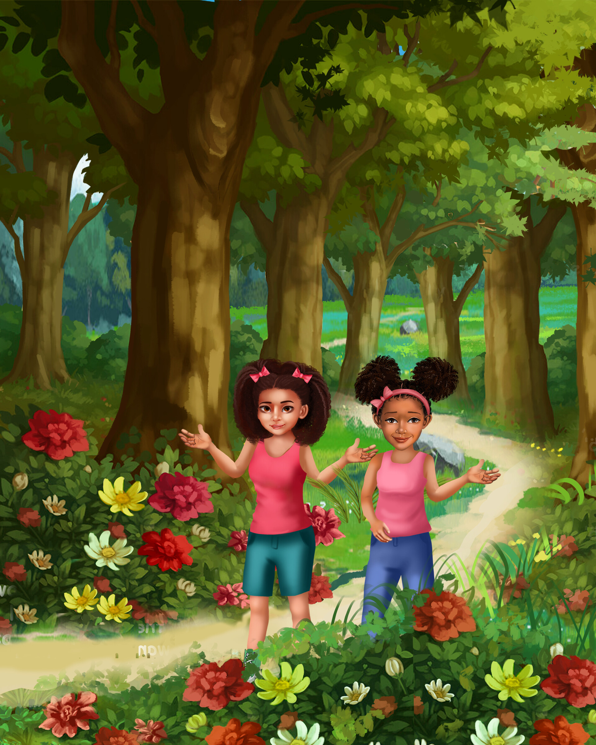 Nadia Omer - children book illustration