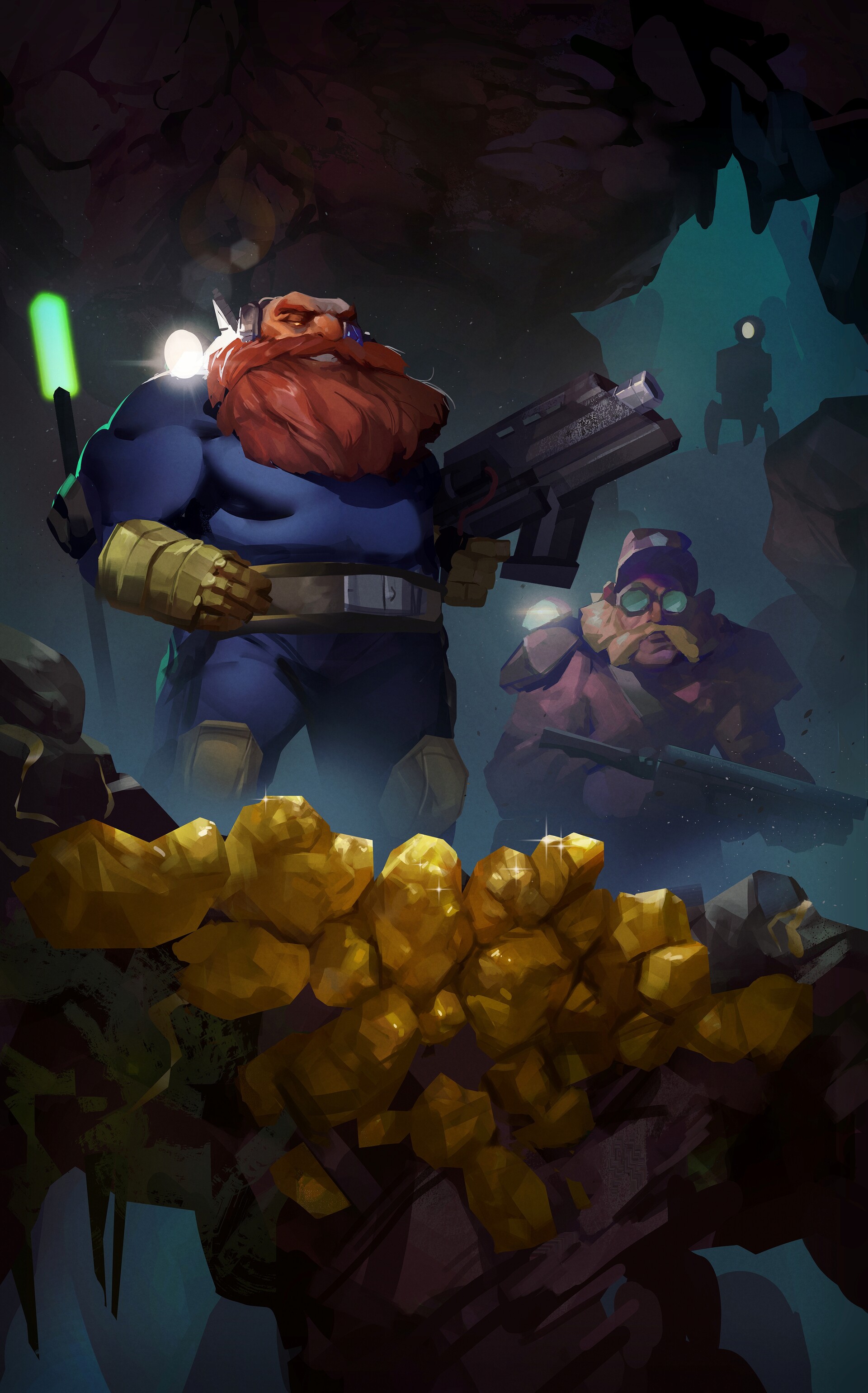 Artstation Deep Rock Galactic Fan Art Good Haul