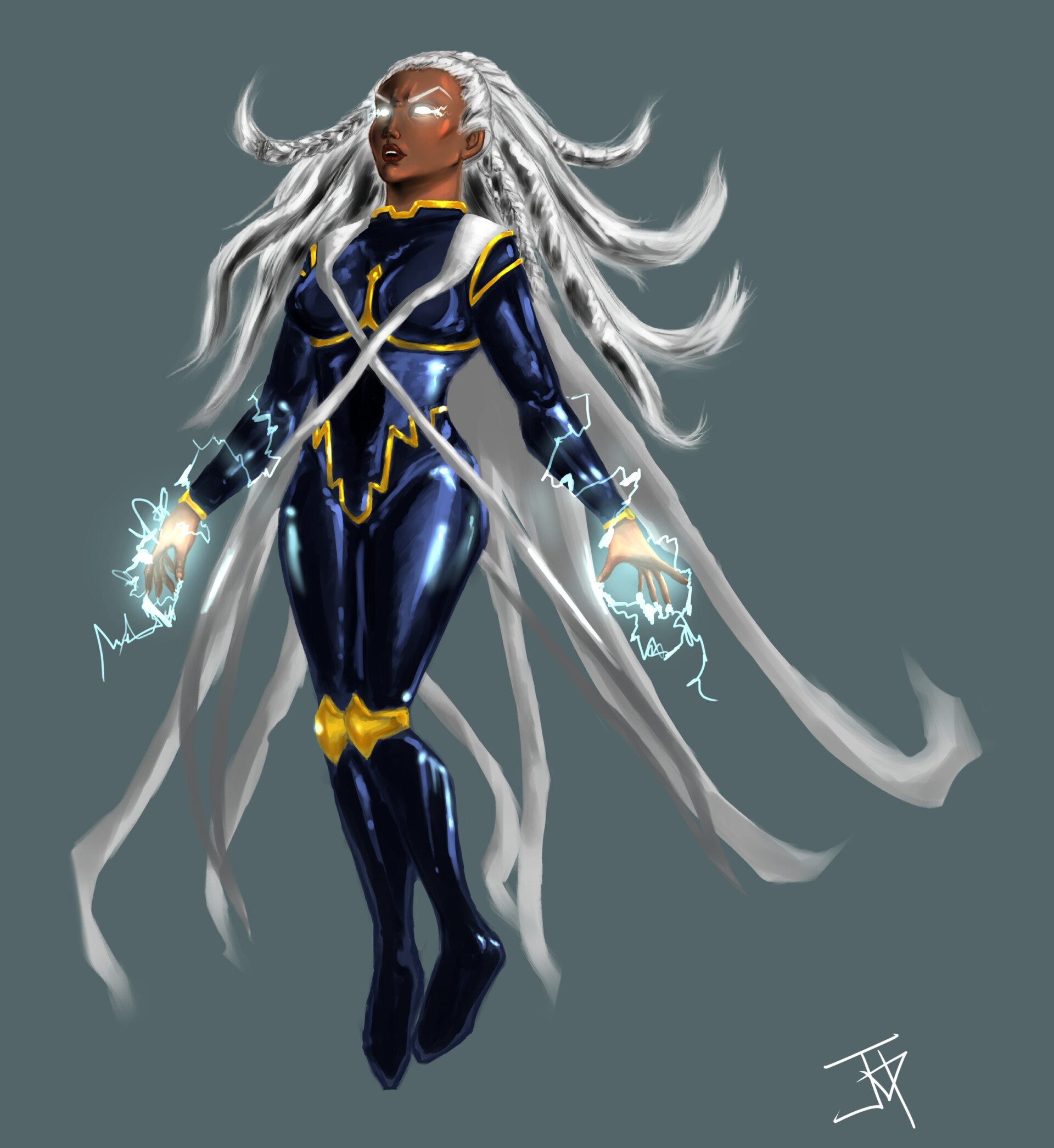 Jermain Thomas - Storm Suit concept "Weather Mage"